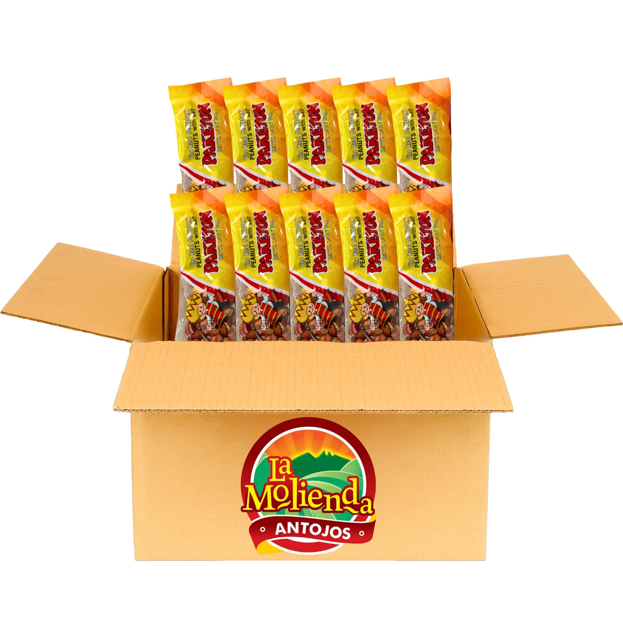 Amazon.com: La Molienda - Paketon Salted Peanut Snack 6.35oz (180g ...