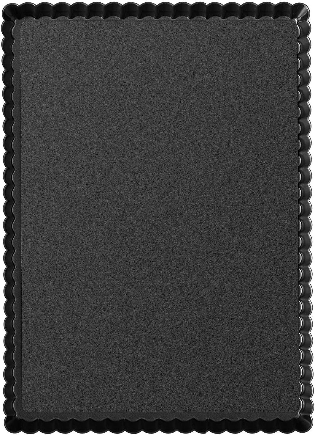 Amazon.com: Rectangular Tart Pie Pan Flan Quiche Cheese Molds with ...