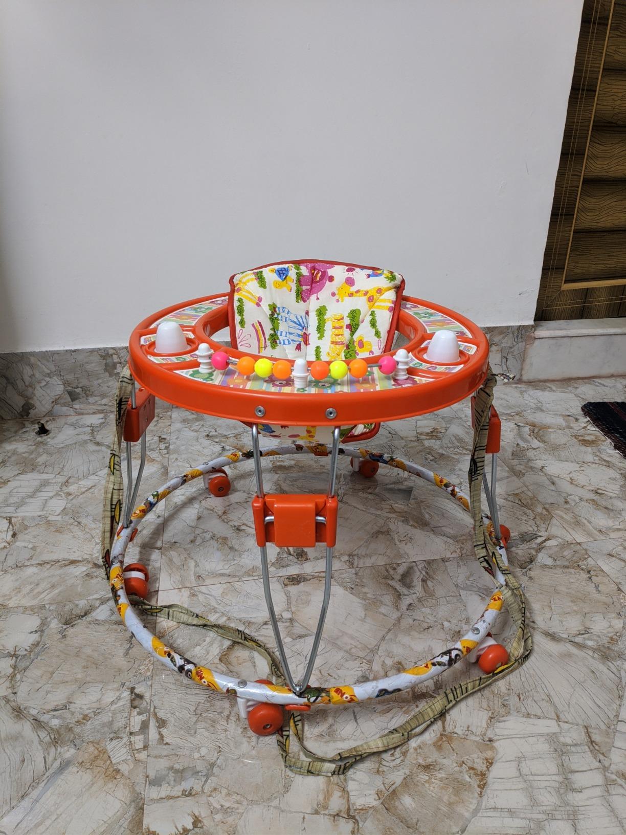 Toyzone Musical Round Small Walker-11873 | First Step Baby Walker ...