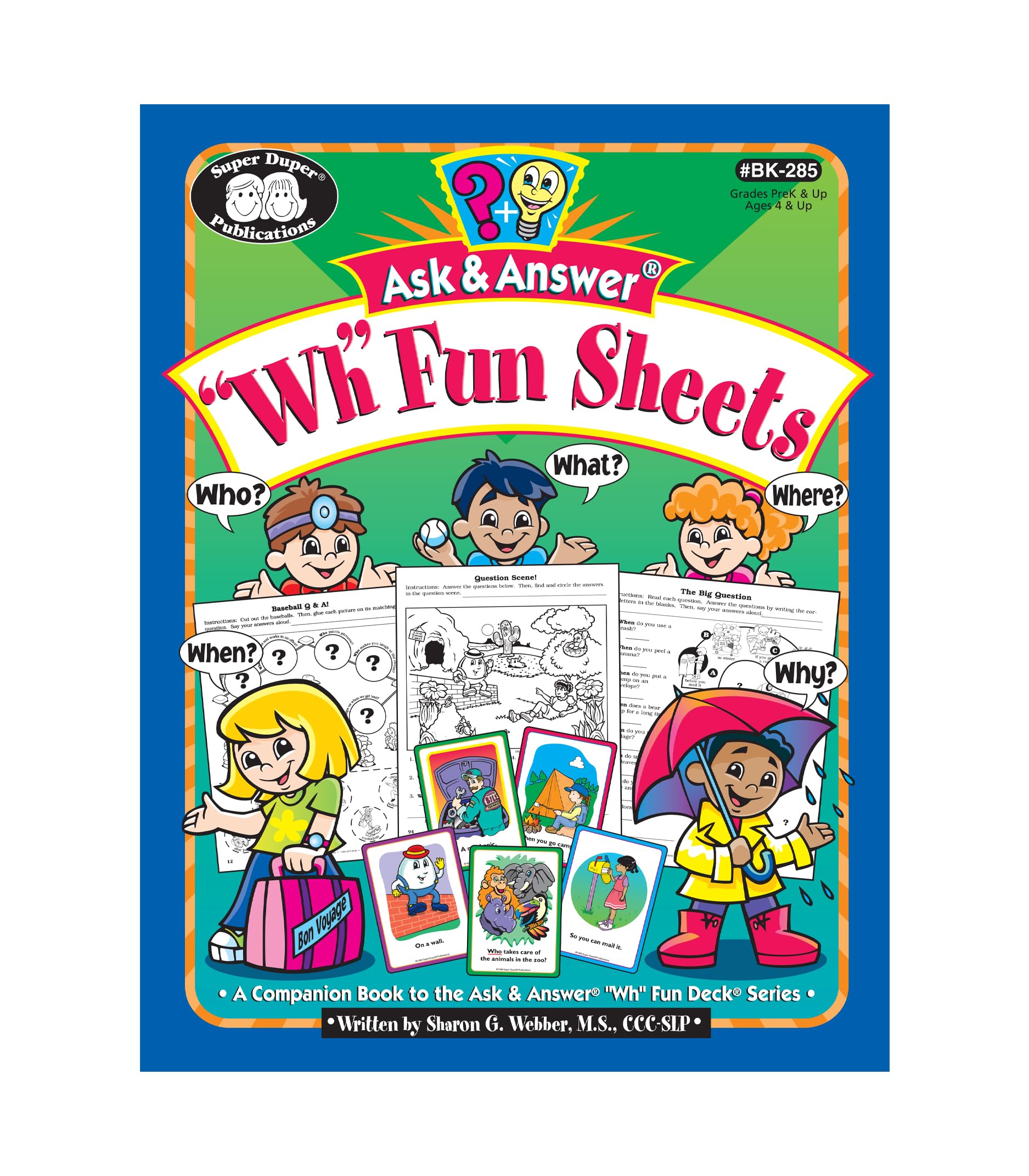 Super Duper Publications | Ask & Answer "Wh" Fun Sheets: A Companion ...
