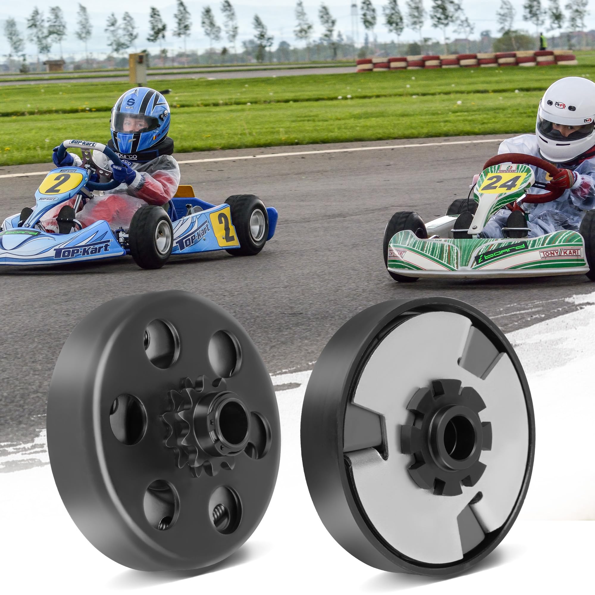 Snapklik.com : Go Kart Clutch 5/8" Bore, 11 Tooth Centrifugal Clutch ...