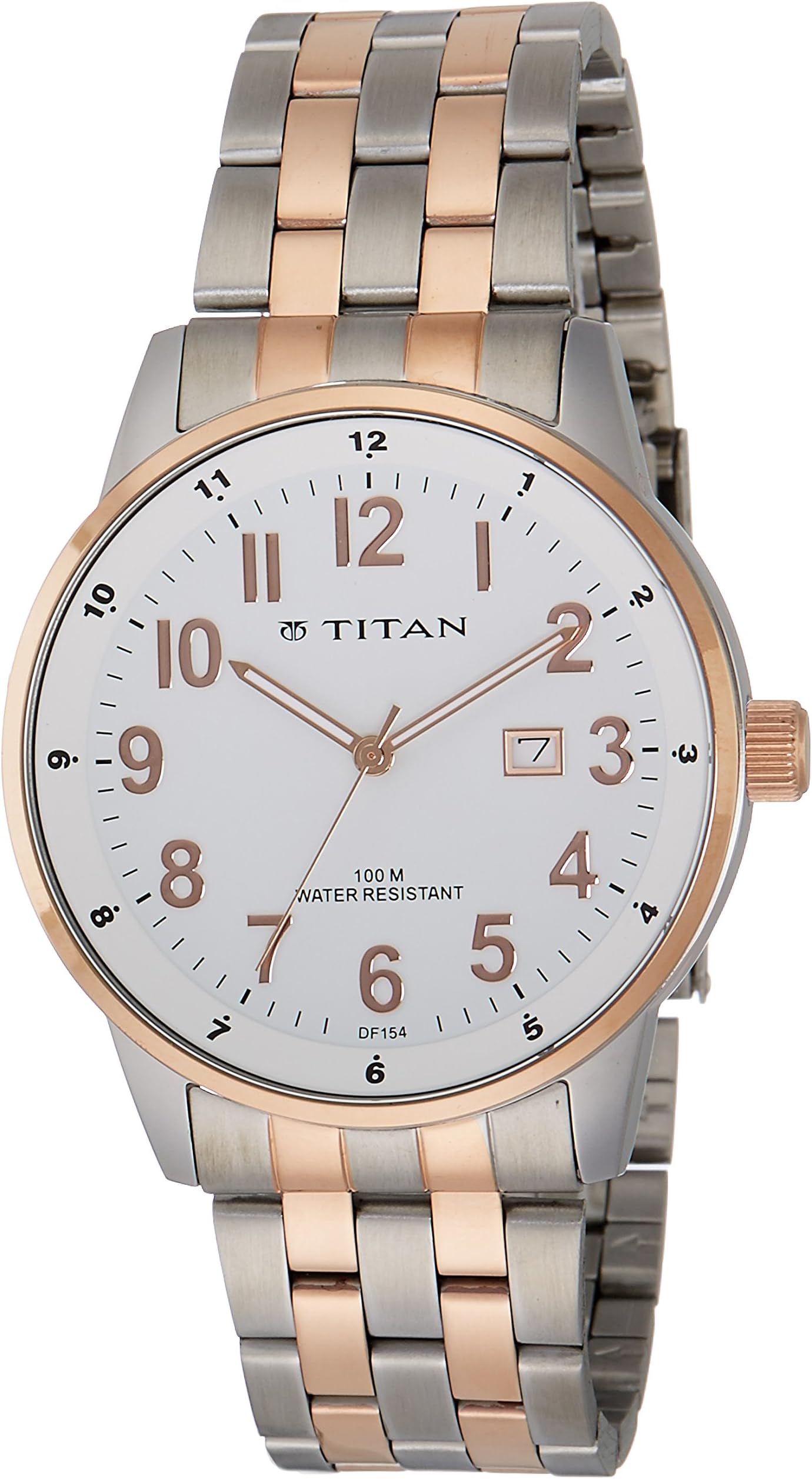 Titan Gents Classique Analog White Dial Men's Watch-NL9441KM02 : Amazon ...