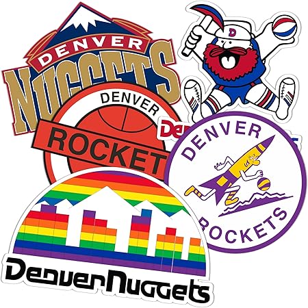 Amazon.com: Denver Nuggets NBA Officially Licensed Sticker Vinyl Decal ...