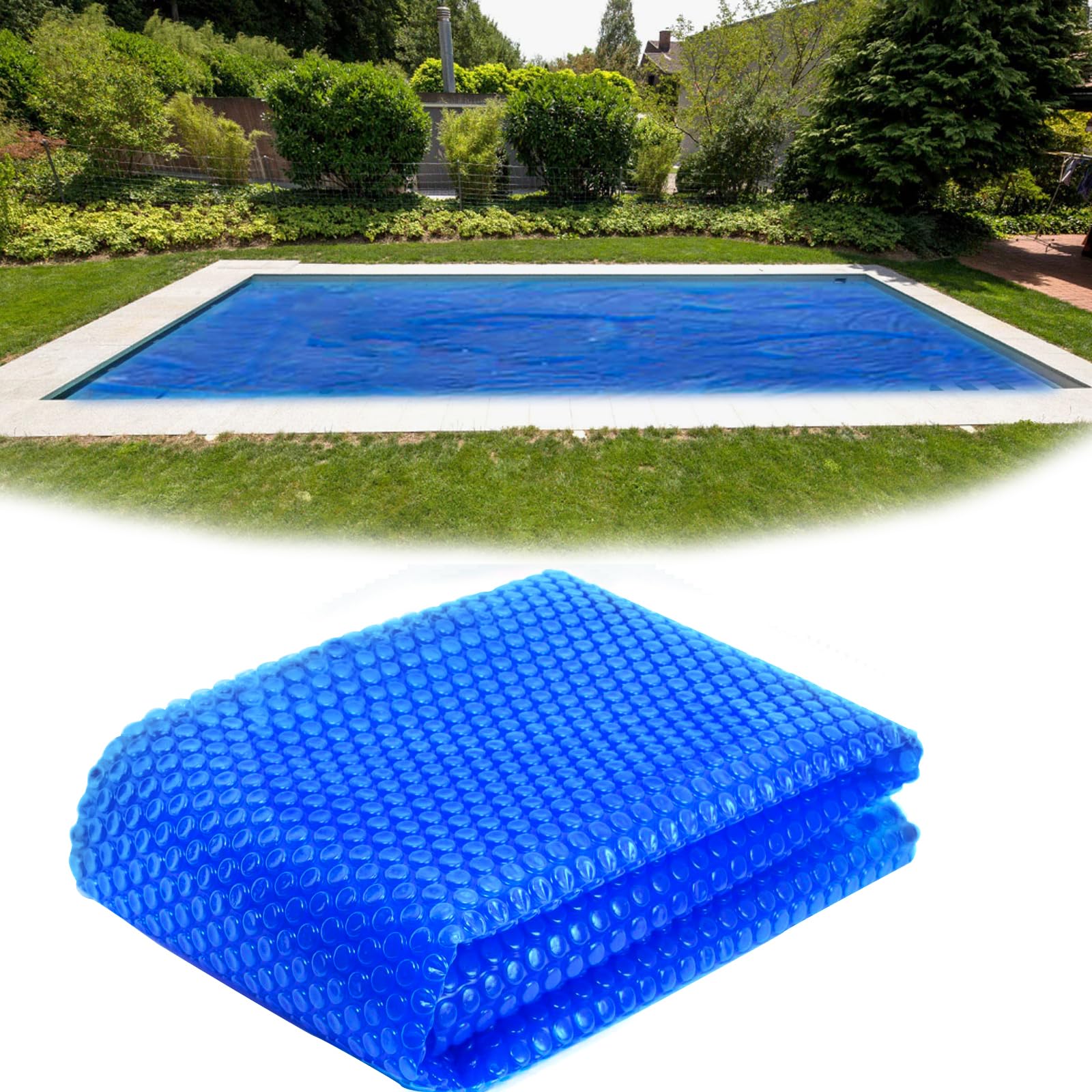Snapklik.com : 8ft X 8ft Floating Hot Tub Solar Cover 14-mil Hot Tub ...