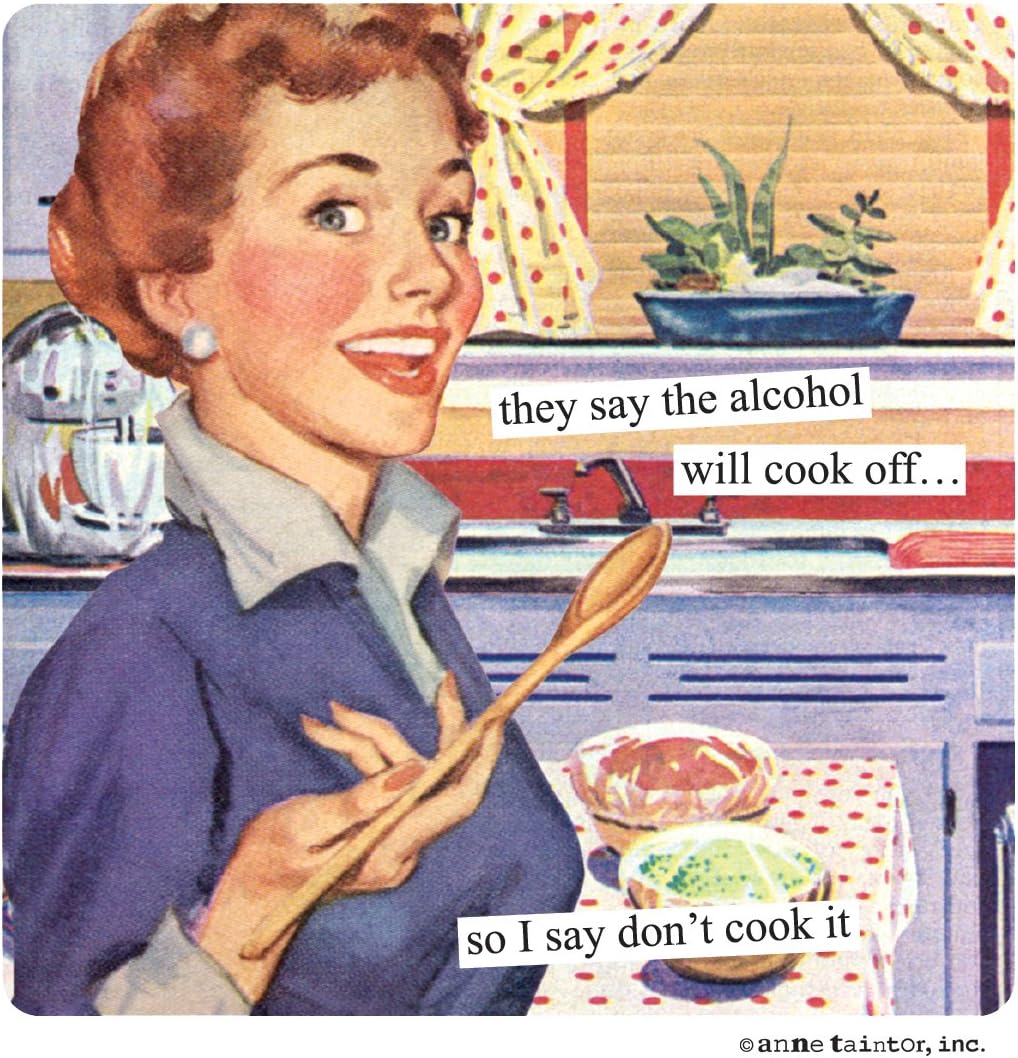 Amazon.com: Anne Taintor Square Refrigerator Magnet, Don't Cook It ...