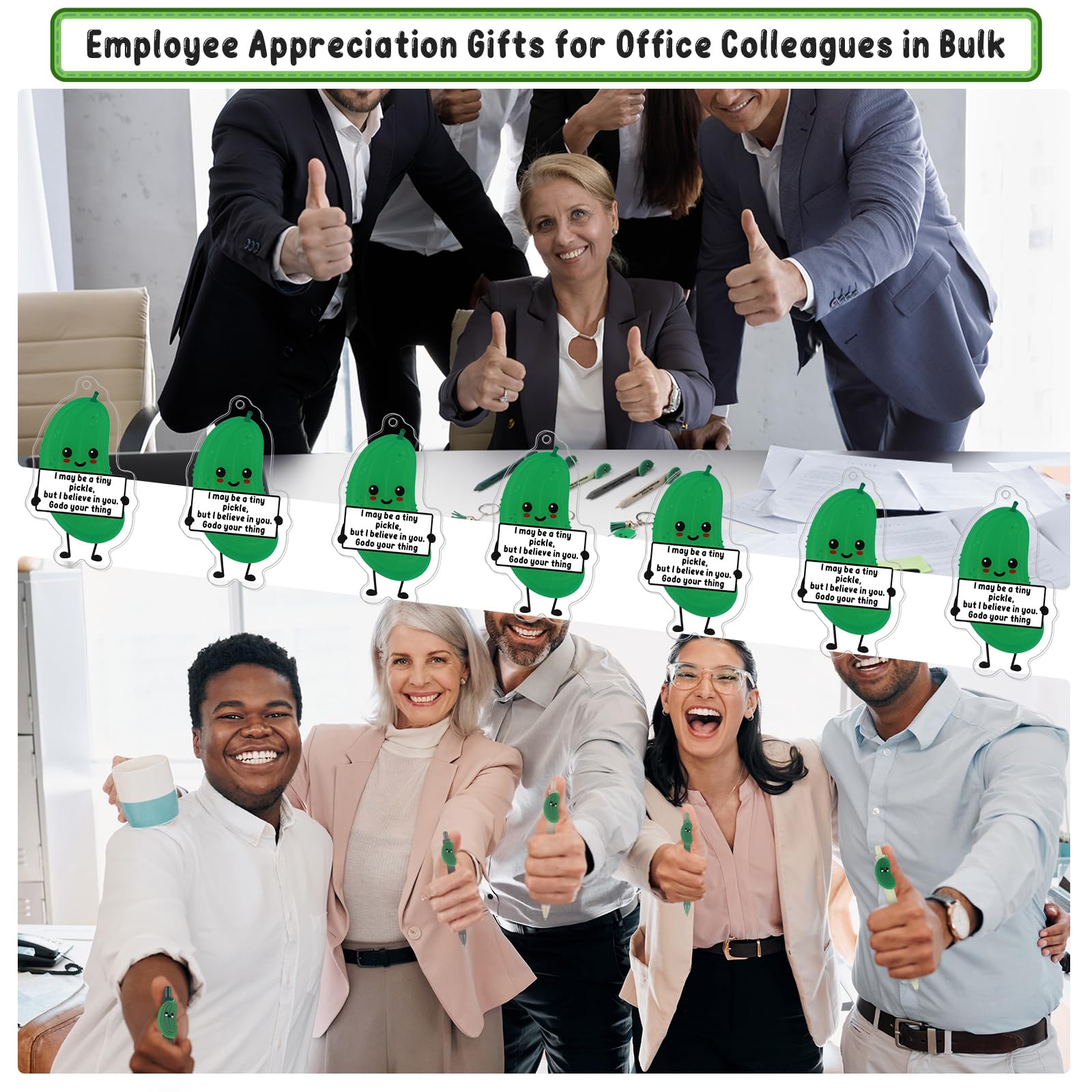 Snapklik.com : 25 Sets Inspirational Pickle Gift Bulk For Coworkers ...