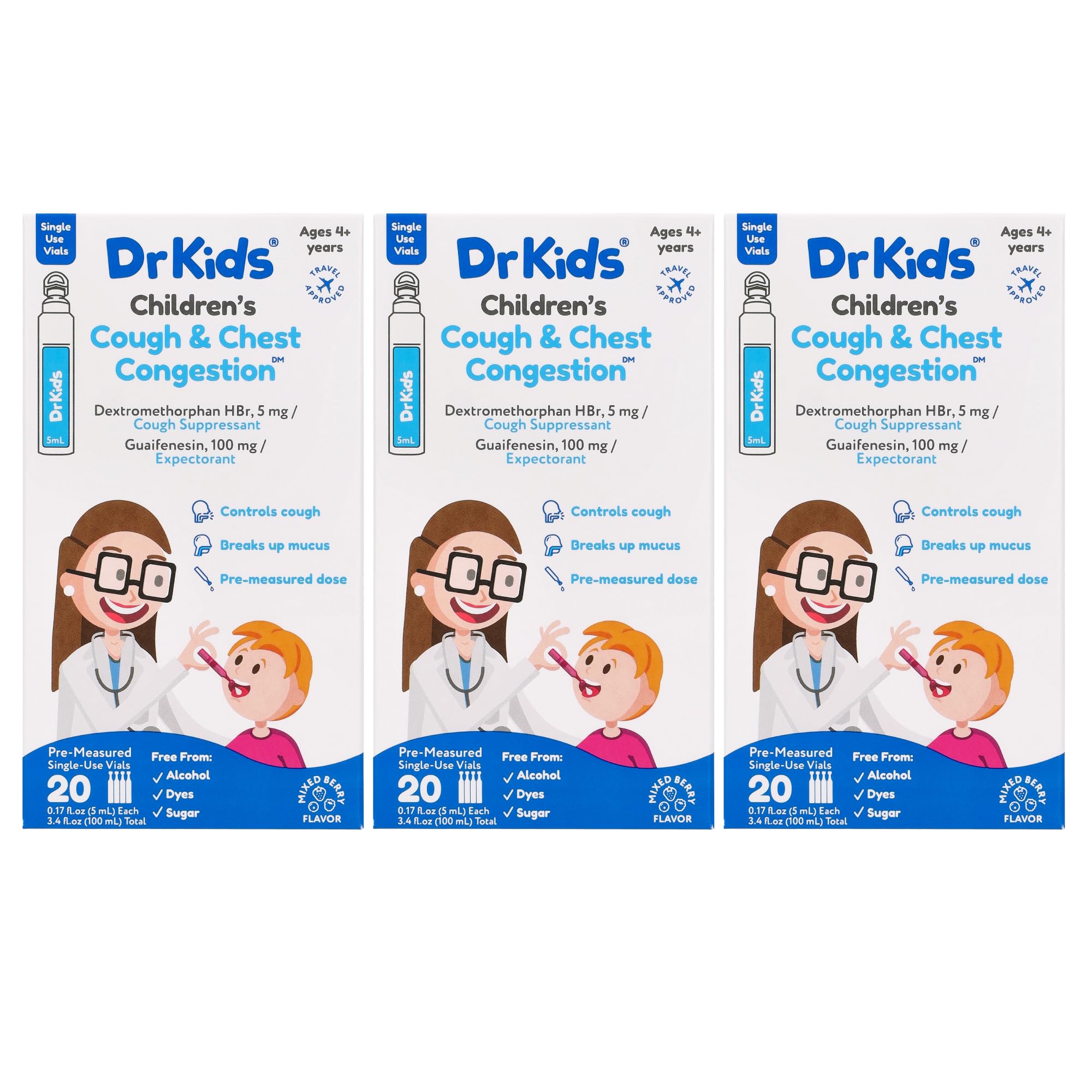 Amazon.com : DrKids Children’s Cough & Chest Congestion ...