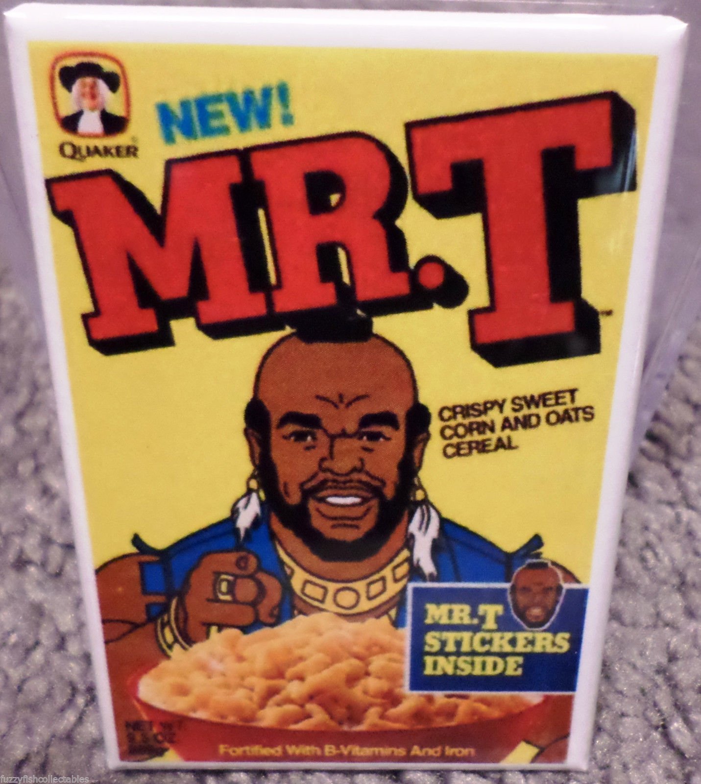 Buy Mr. T Vintage Cereal Box 2 x 3 Refrigerator or Locker MAGNET A Team ...