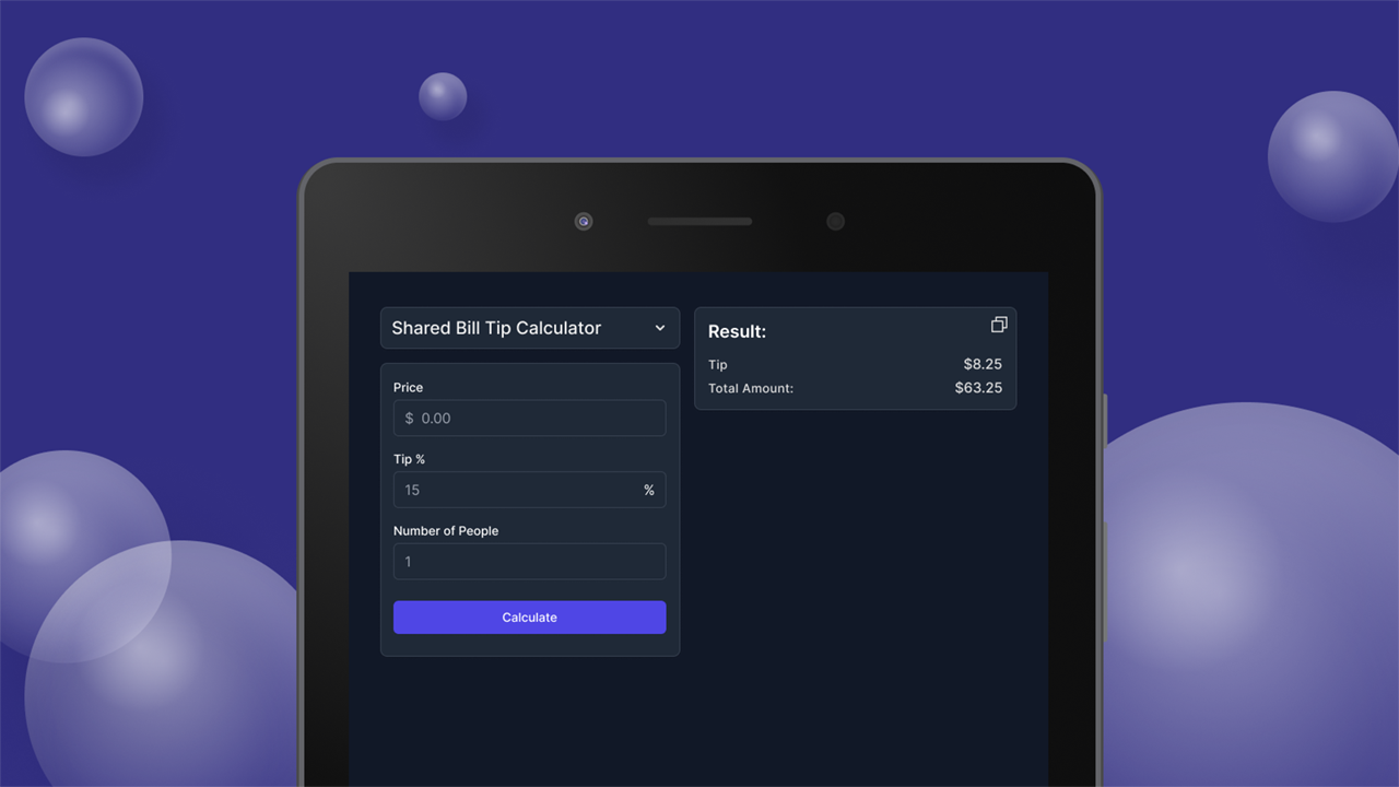 Tip Calculator - App on Amazon Appstore