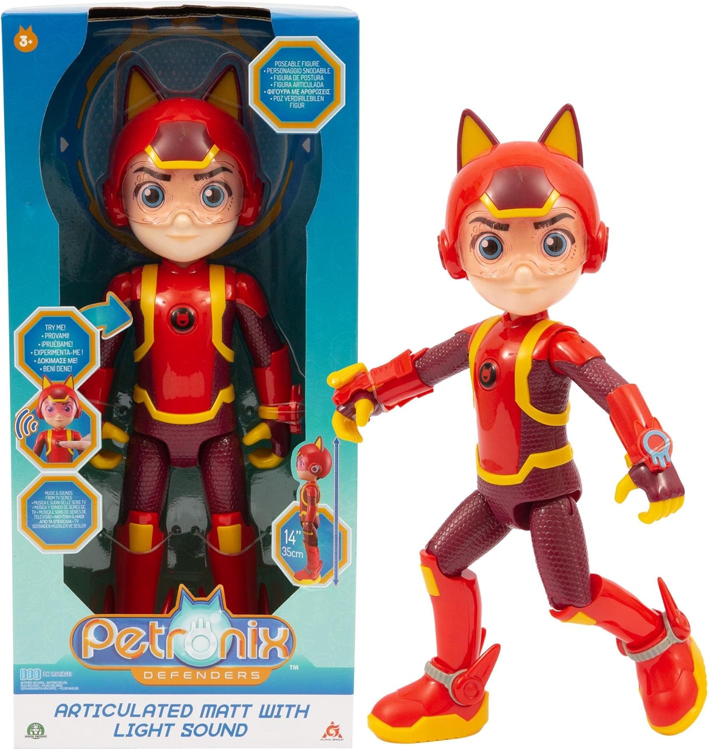 Giochi Preziosi Petronix Defender- Matt, personaggio action figure 35 ...