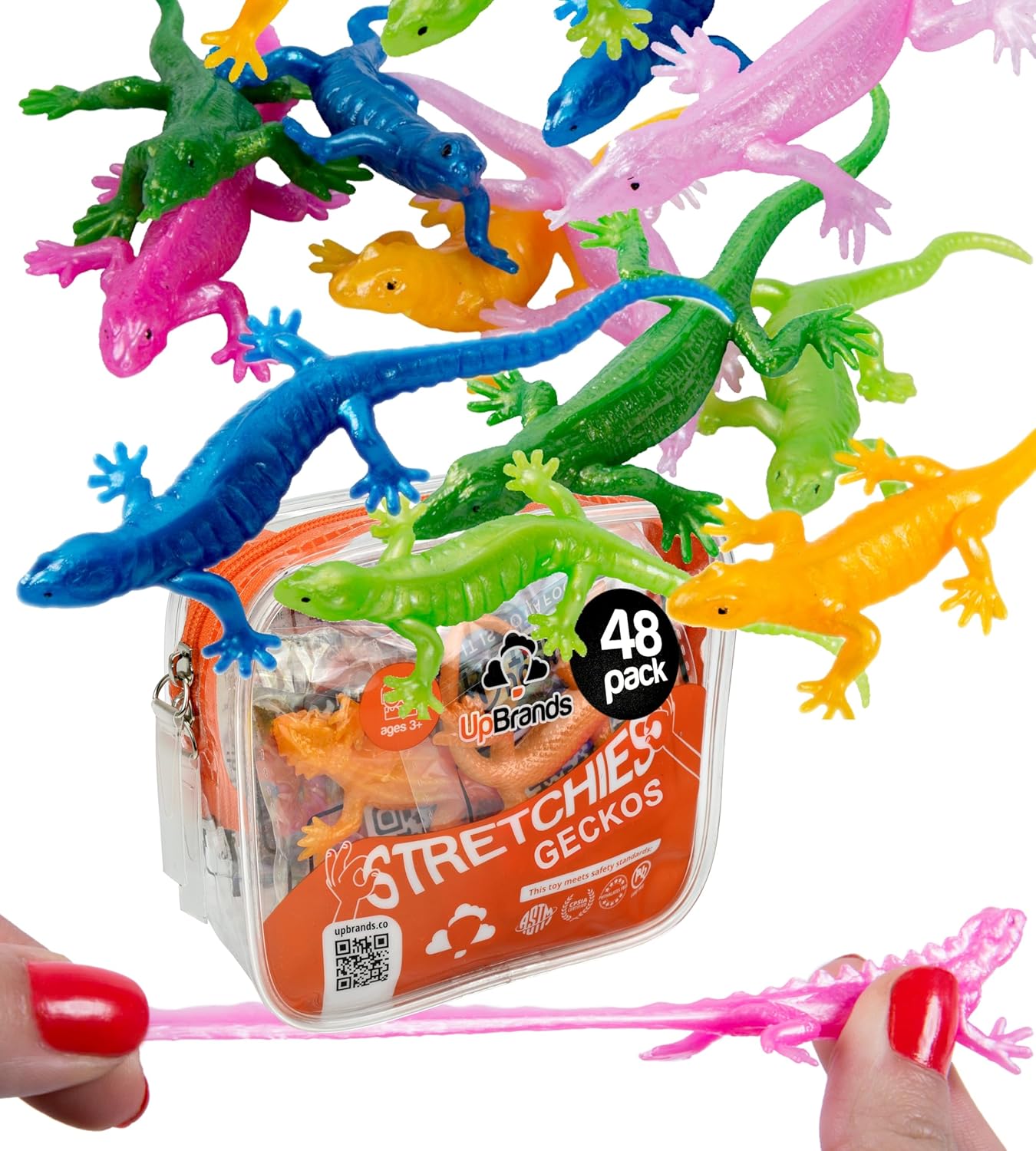 Amazon.com: UpBrands Rubber Lizards Toys Bulk Set, Preschool Valentine ...