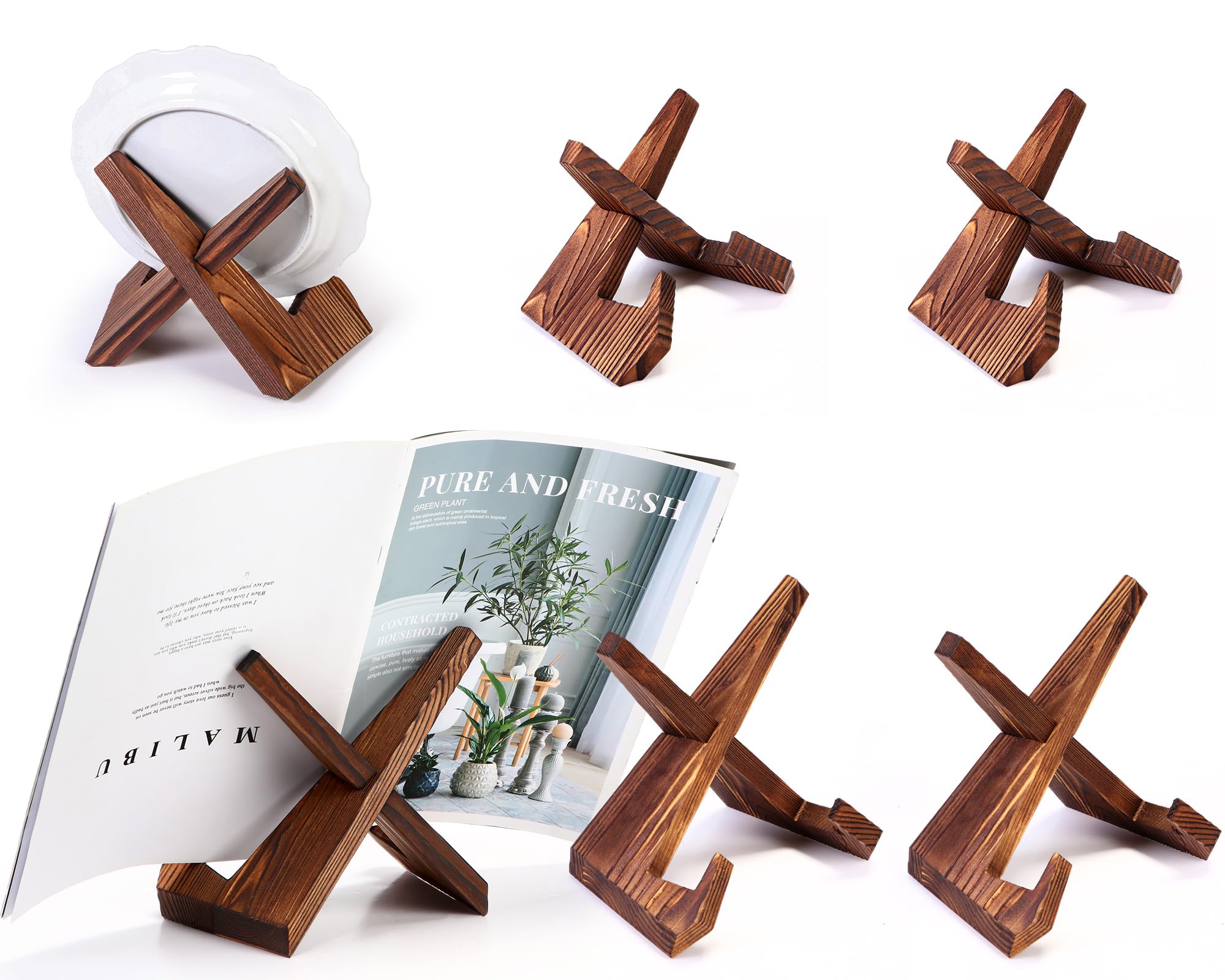 Amazon.com: Beeveer 6 Pcs Plate Display Stands 6.5 Inch and 4.7 Inch ...