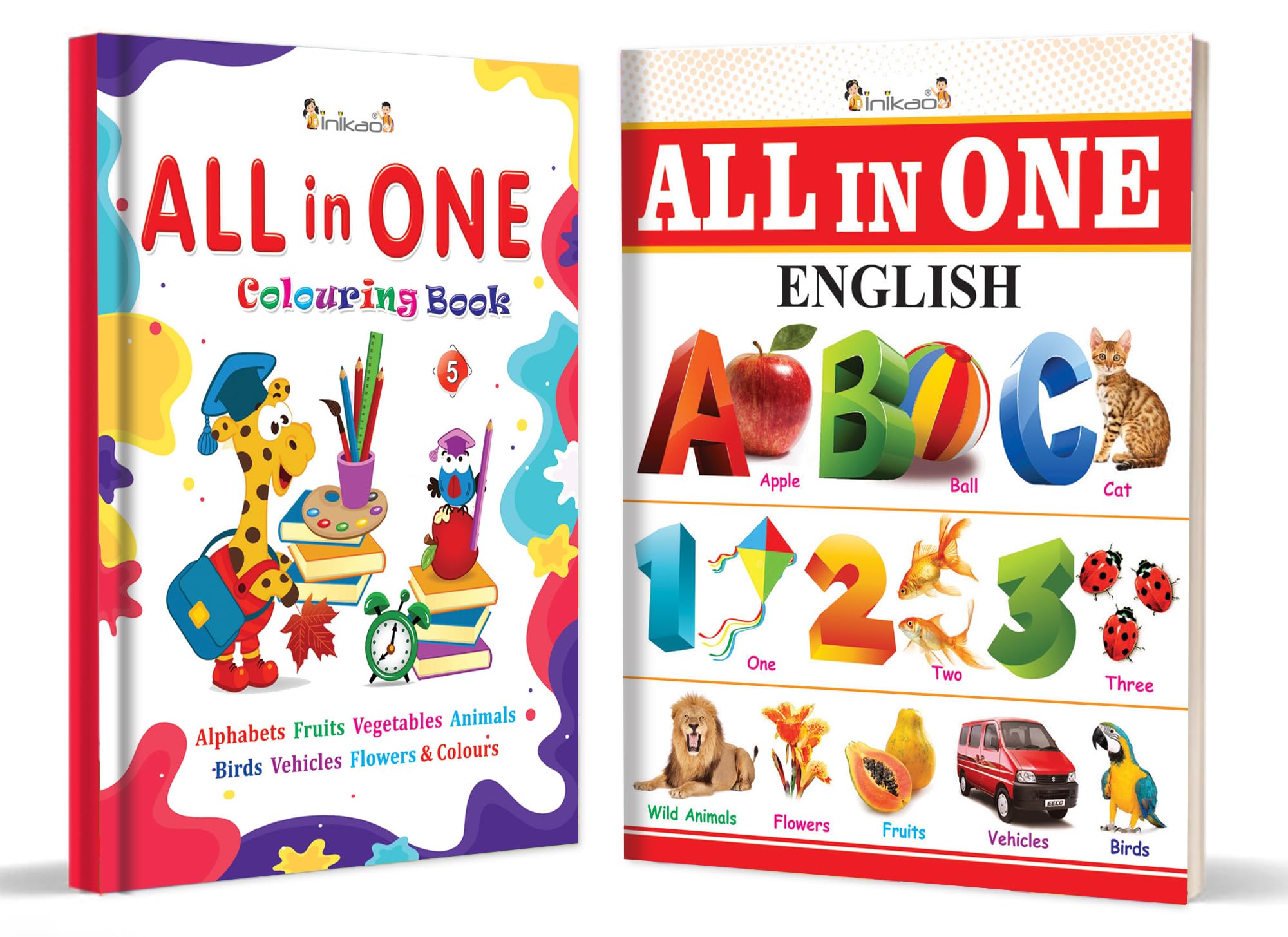 Buy All in One Picture book & Colouring Book Combo Pack in English ...