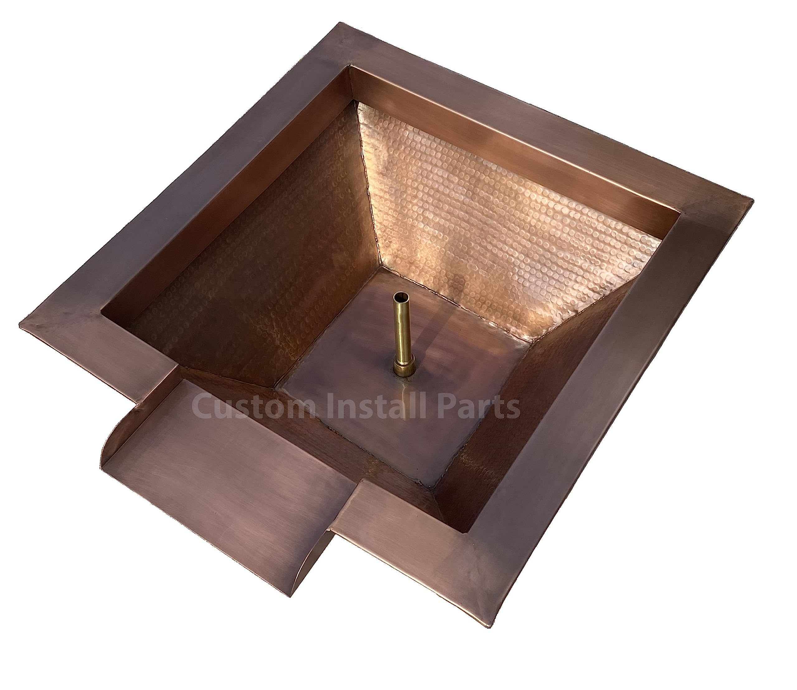 Copper Waterfall Spillway Amazon.com: 12 Inch Wide Copper Metal Wall