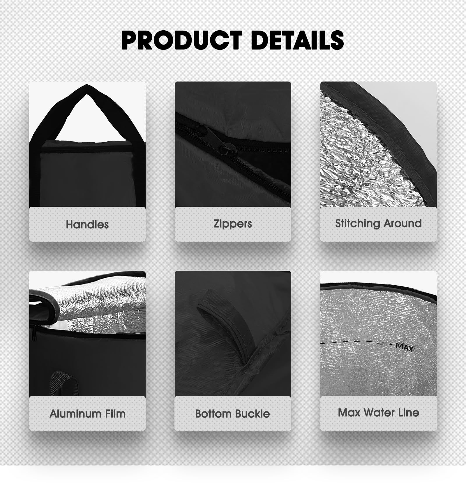 Snapklik.com : 38L Large Collapsible Foot Bath Bucket For Soaking, Portable Travel Foot Spa Tub ...