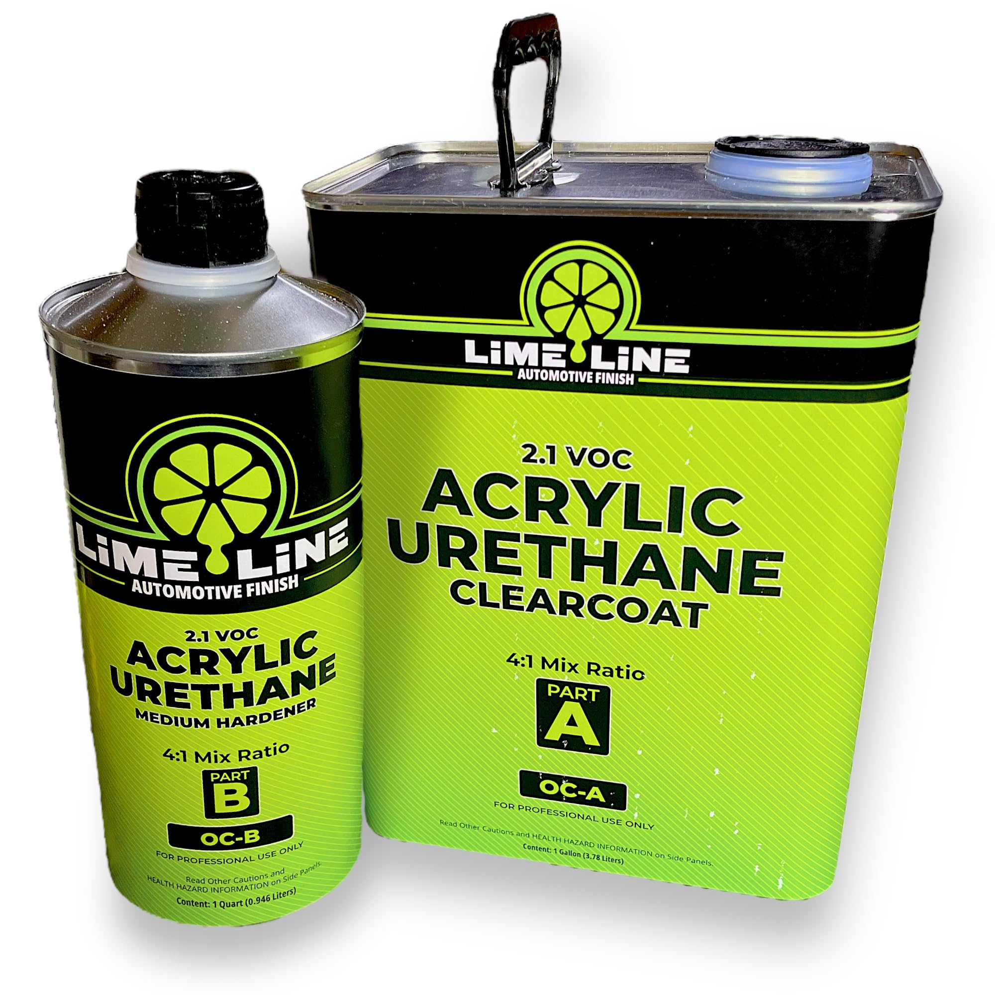 Amazon.com: LiME LiNE Automotive 2K Clearcoat, 1.25 Gallon Kit- 4:1 ...