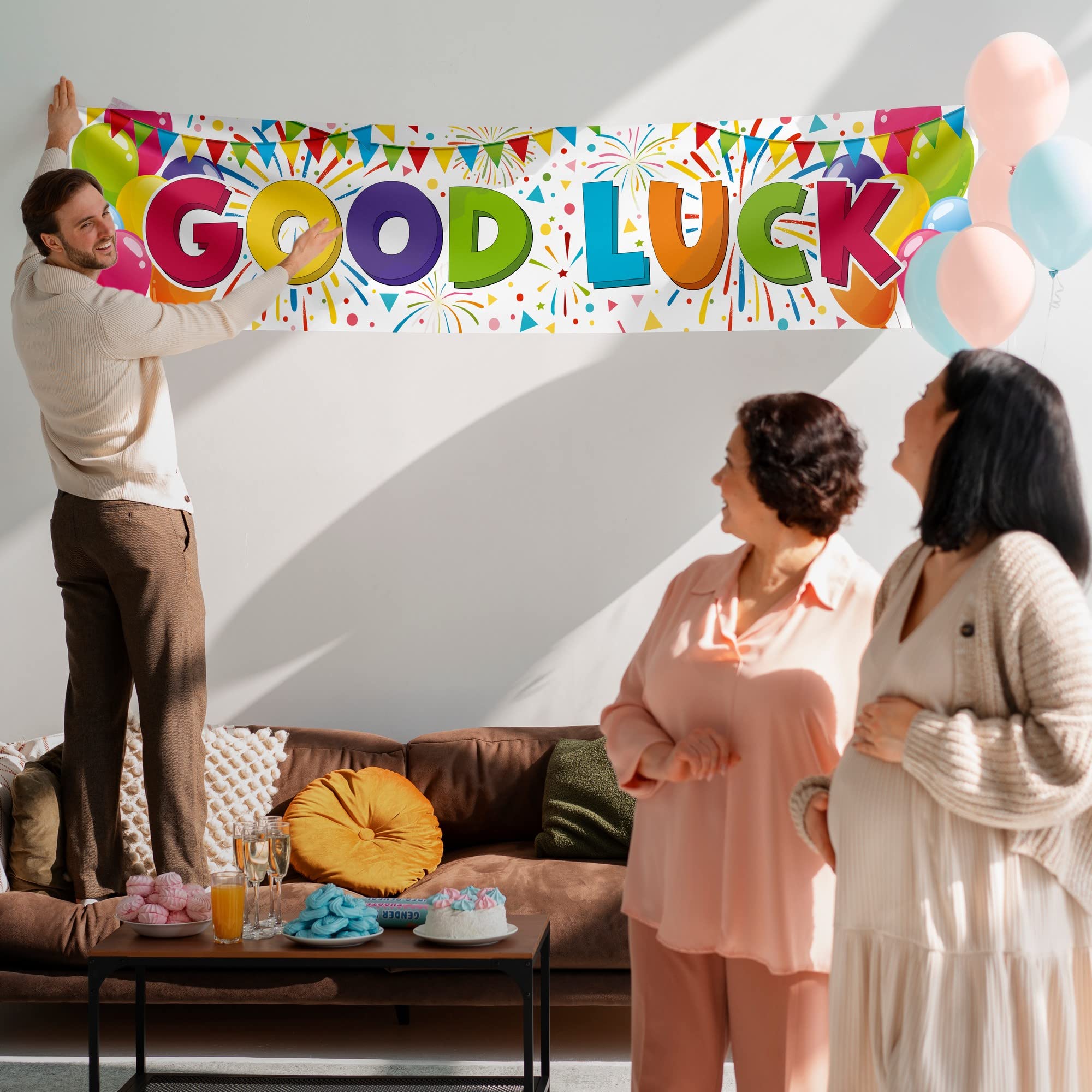Good Luck banner and decoration – We Will Miss You banner – Sorry Your Leaving decorations – 180 ...