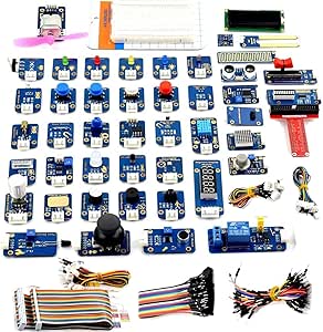 Ultimate Sensor Kit for Raspberry Pi 3 2B B+, GITSEE 46 Modules BMP180 ...