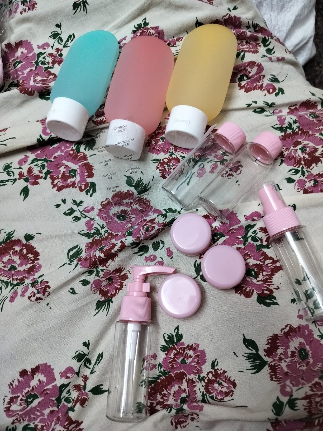 Travel Bottles for Toiletries - 13Pack Travel Toiletries - Leak Proof ...