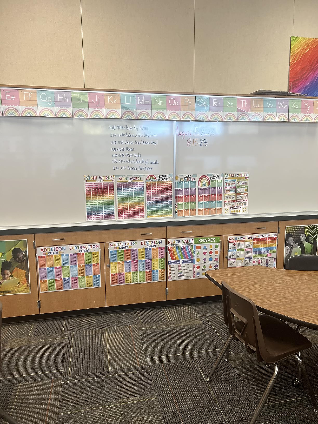 Amazon.com: Hadley Designs 8 Colorful 100 Sight Words Poster For ...