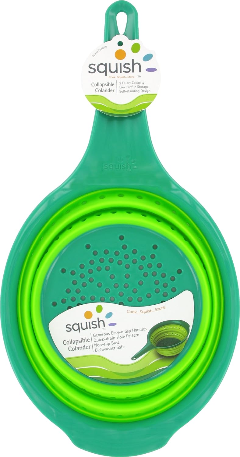 Amazon.com: Squish Colander, 2-Quart, Green: Home & Kitchen