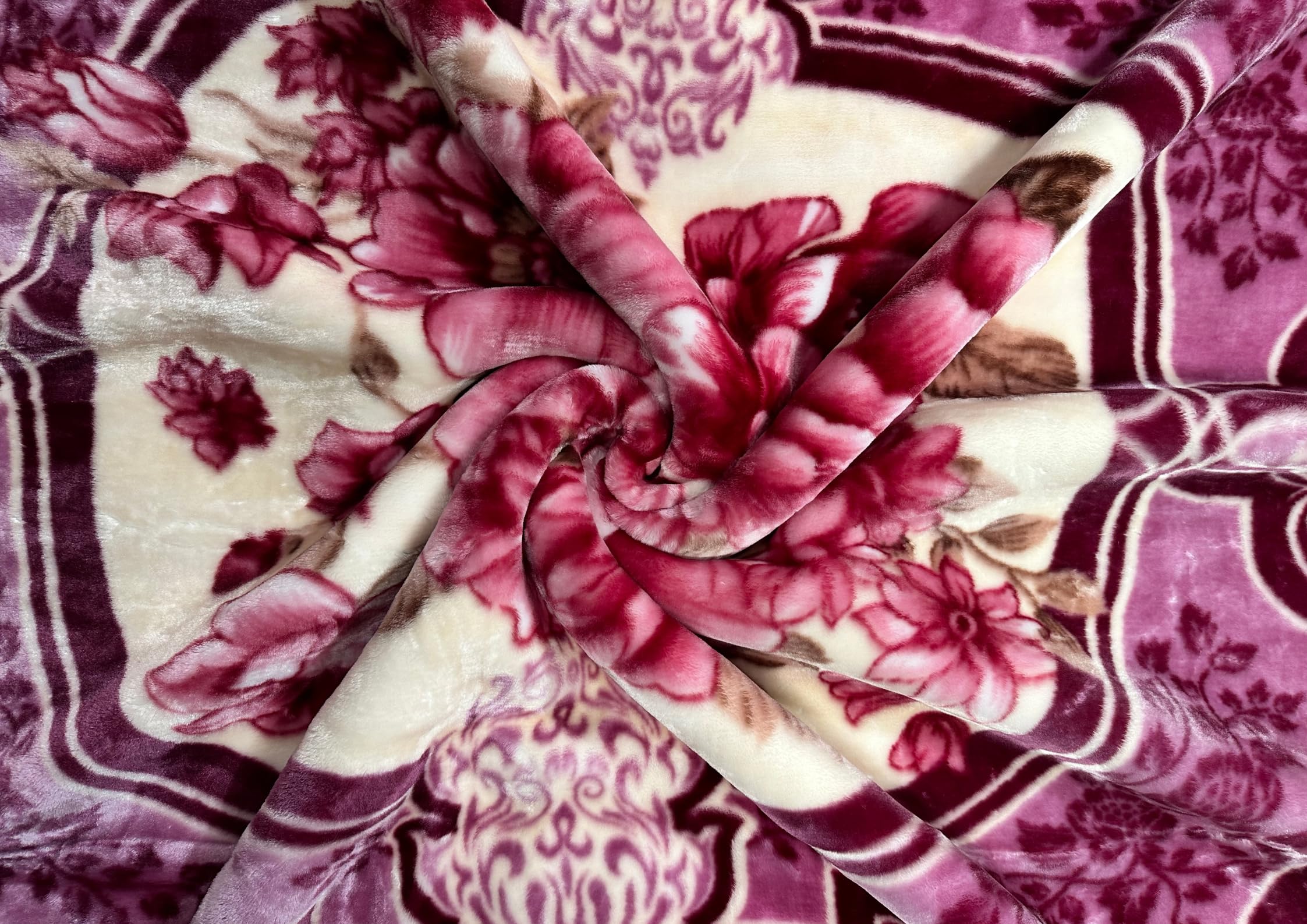 Buy Signature Blanket Single Bed Super Soft 2Ply Mink Blanket (Pink ...