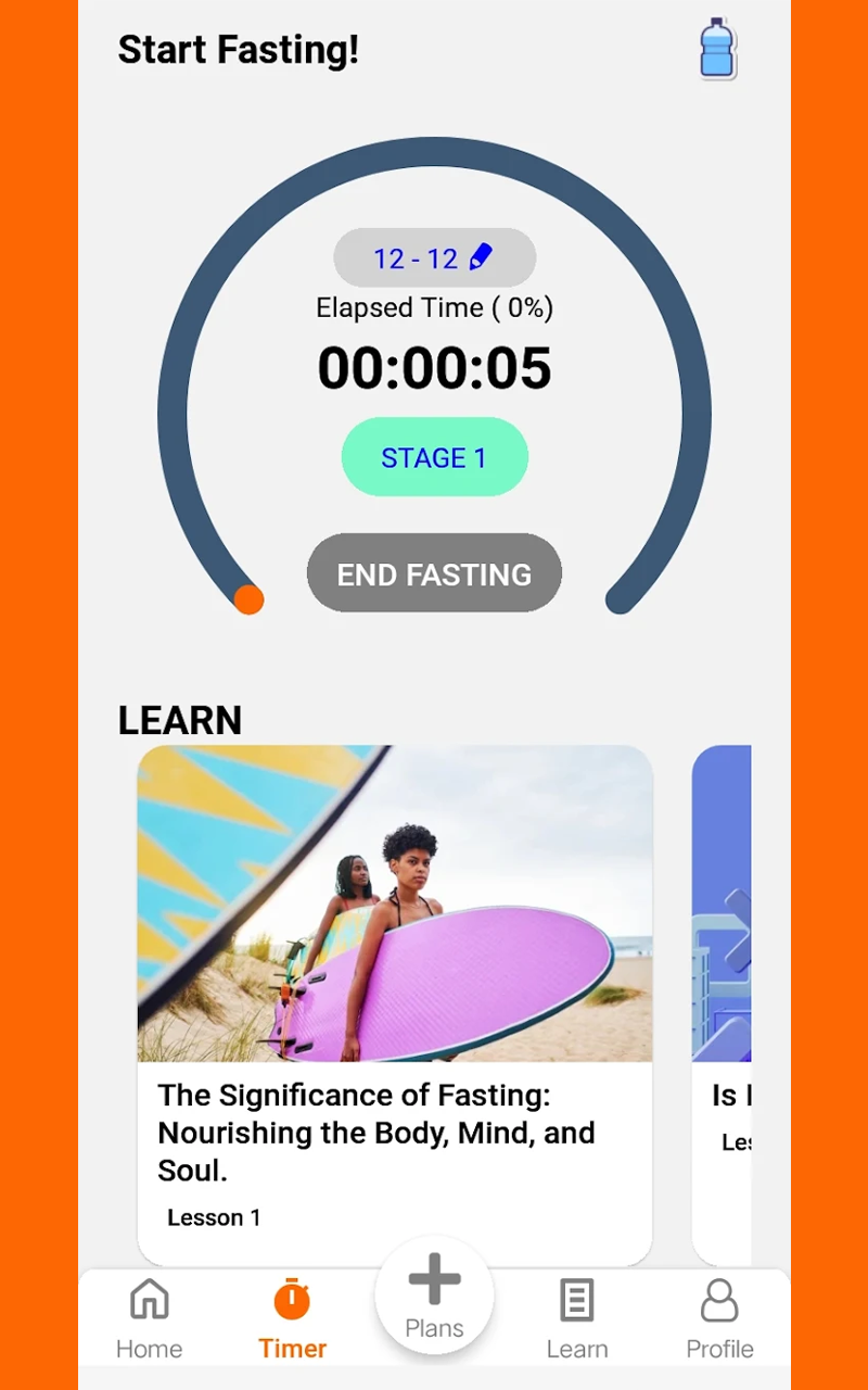 Intermittent Fasting Tracker: Fasting Timer, Lose Weight Without Diet No Gym, Fasting Plans, Pro ...