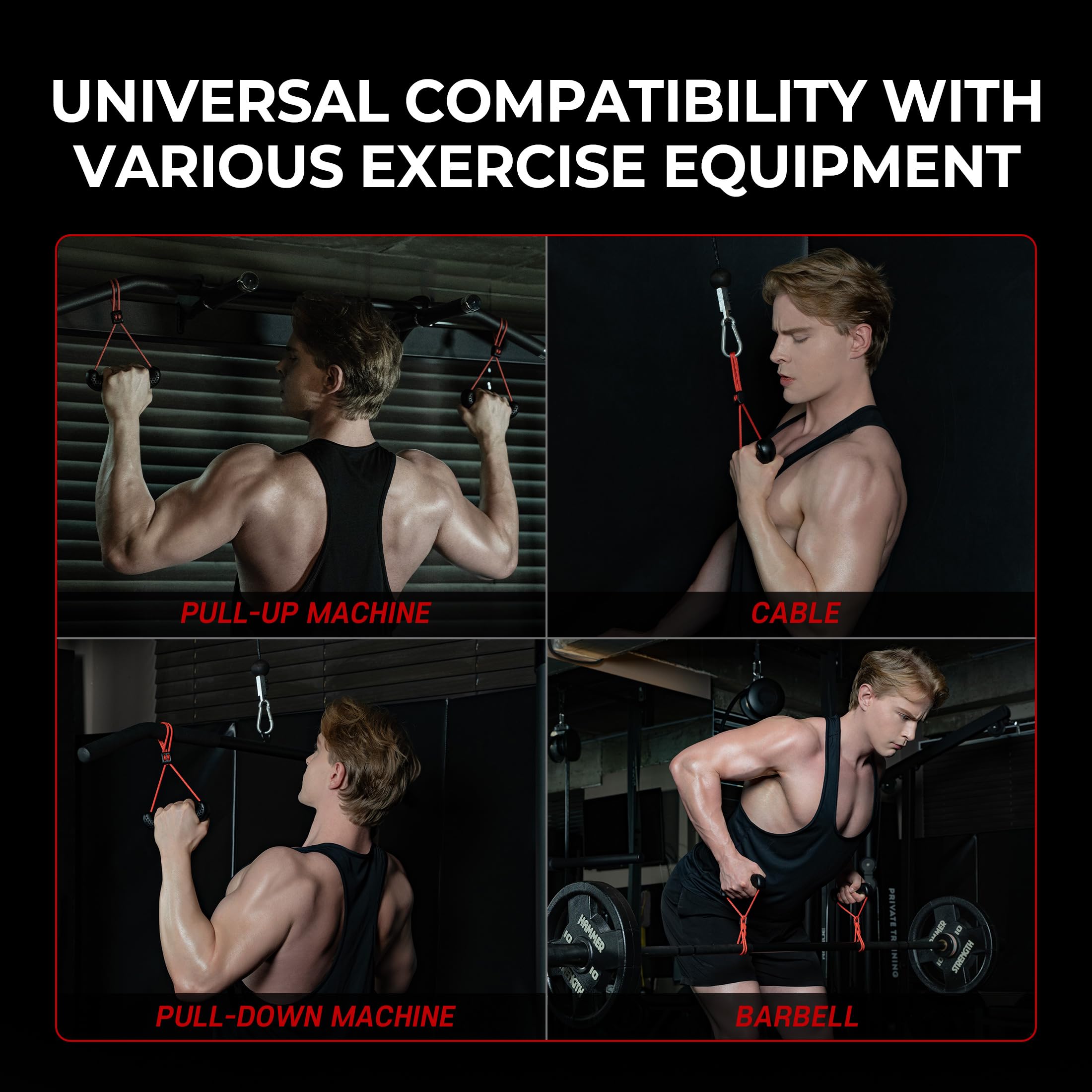 Snapklik.com : GD Fly Grip Pull Up Handles For Neutral Grip & LAT Pull ...