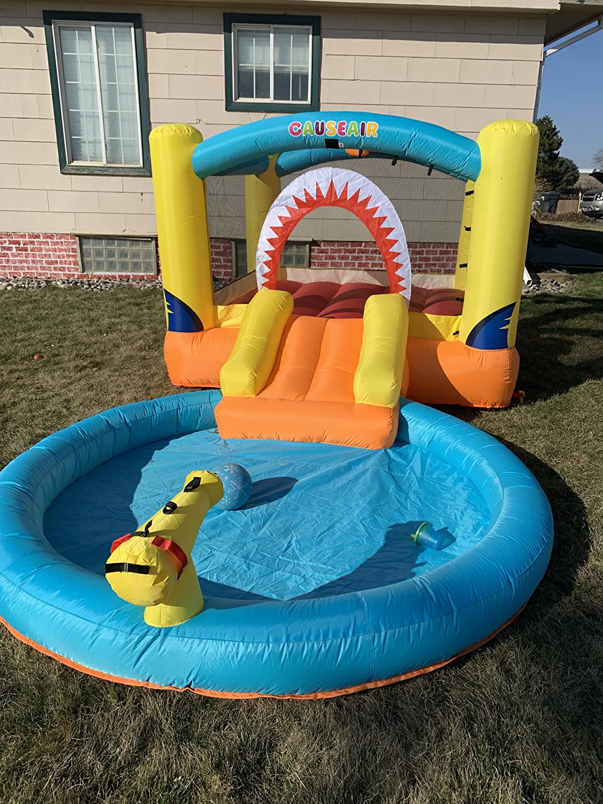 $33/mo - Finance Causeair Inflatable Bounce House with Ball Pit ...