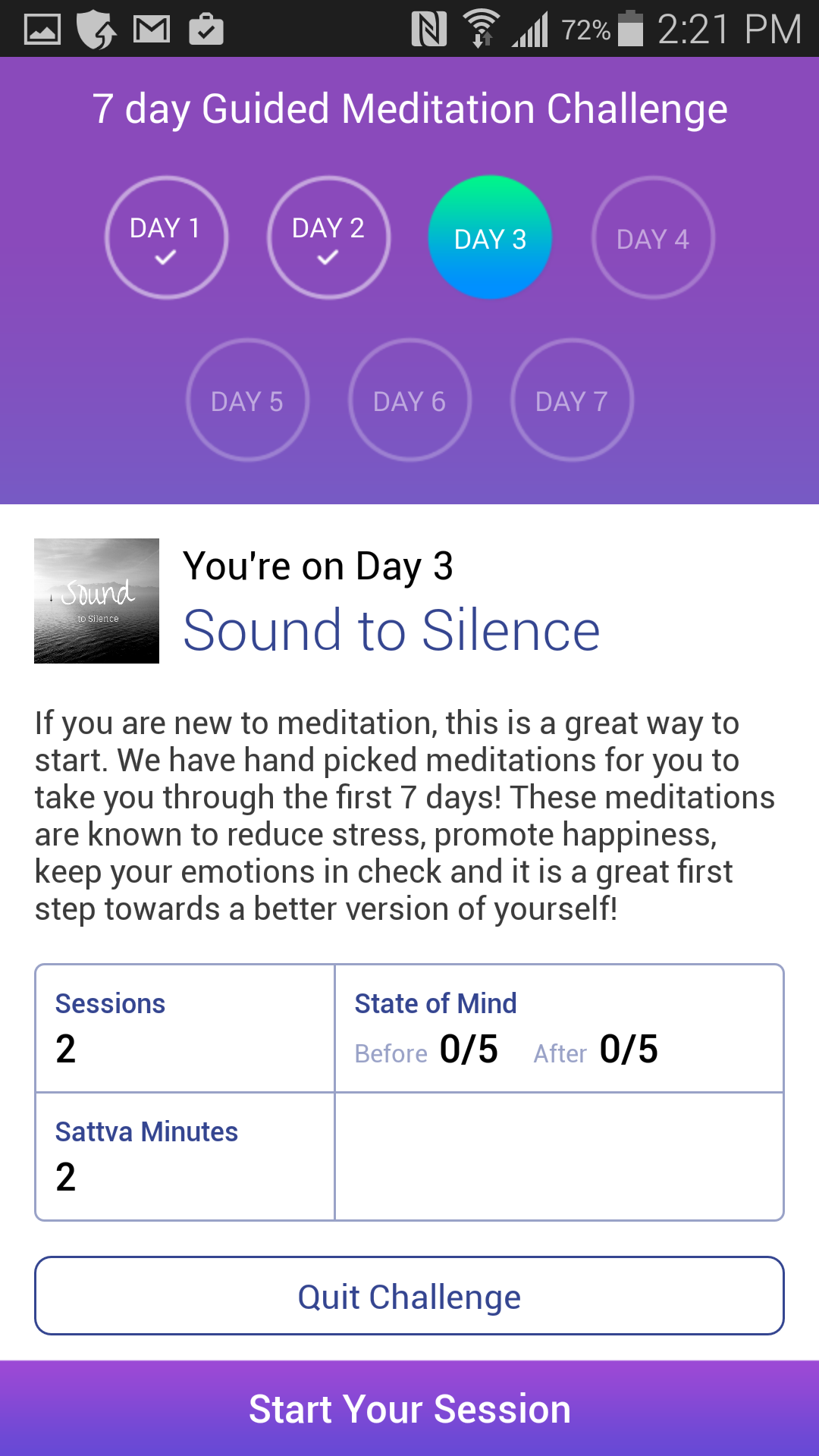 Sattva - Meditation Timer & Tracker - App on Amazon Appstore