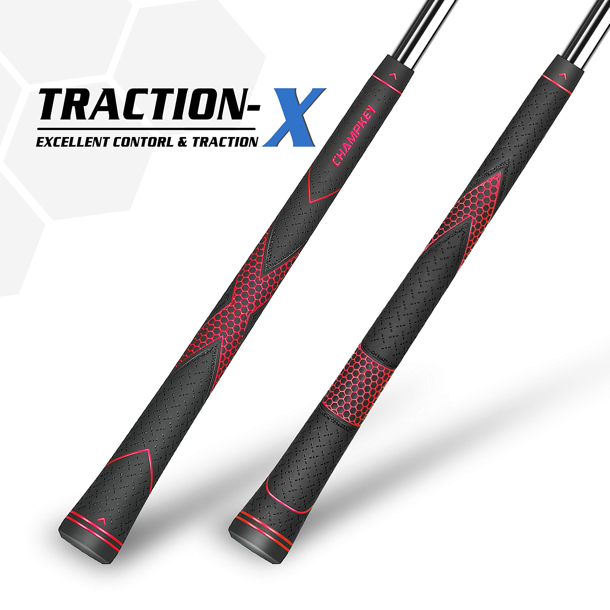 Snapklik.com : CHAMPKEY Premium Rubber Golf Grips 13 Pack High Traction ...