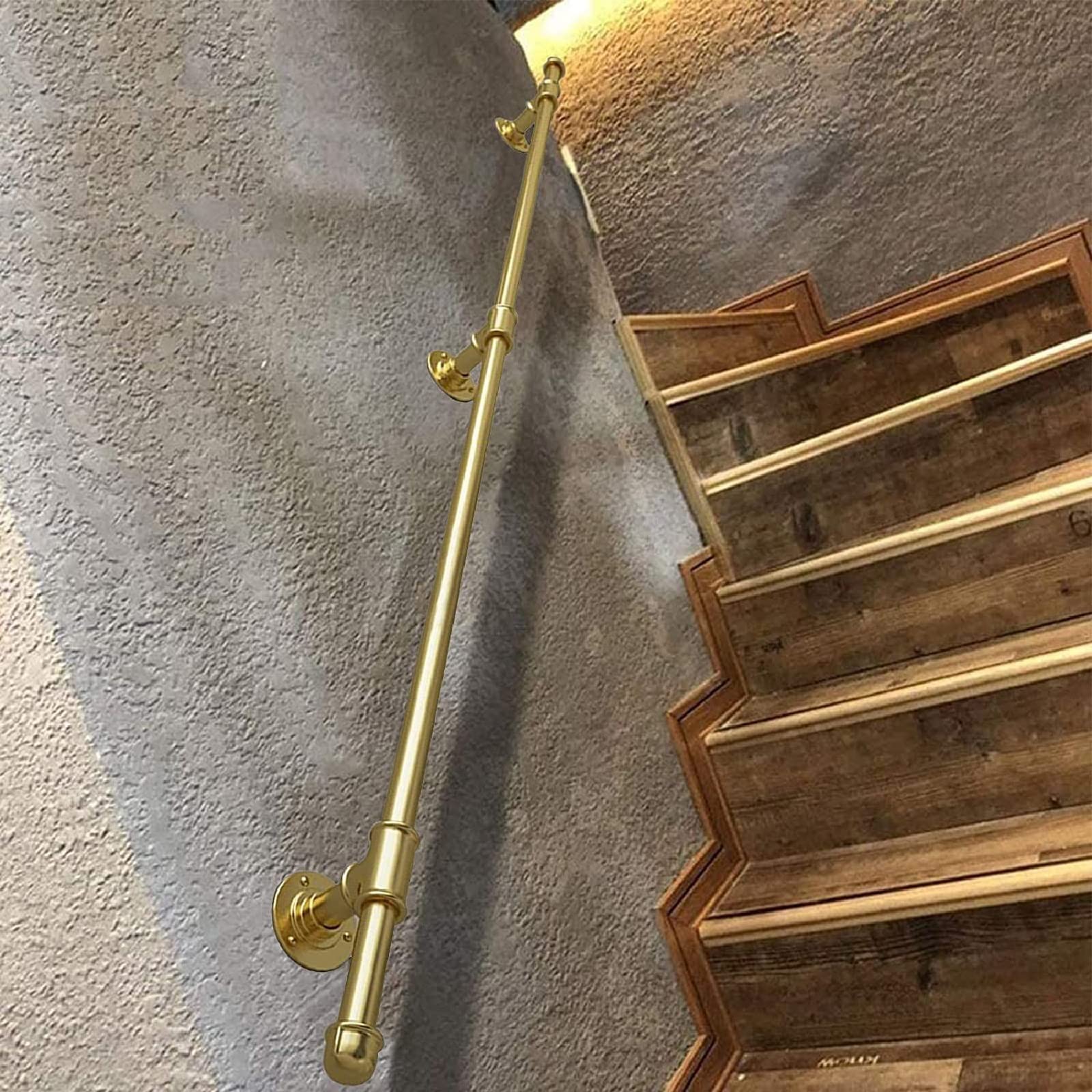 Buy Staircase handrail Stair Handrail, Industrial Loft Pipe Style ...