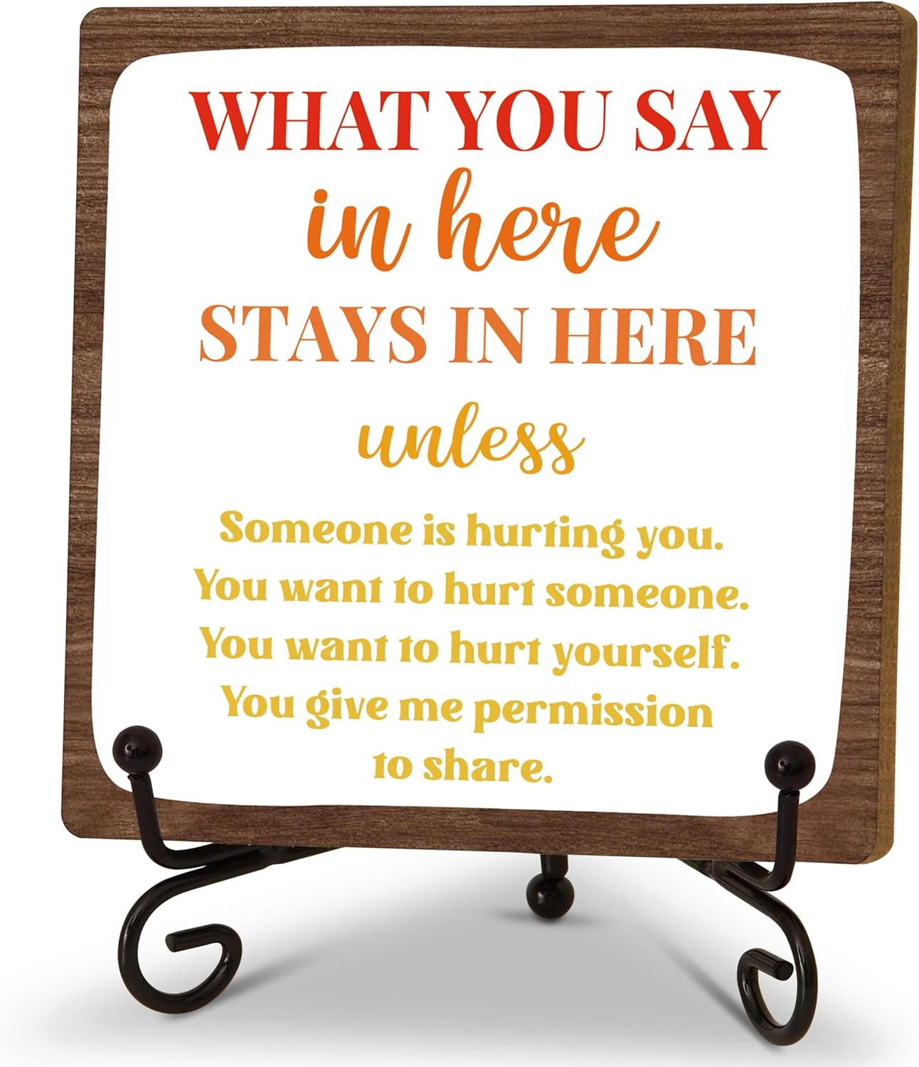 Amazon.com: Counselor Office Decor For Women Men, Mental Health Gifts ...