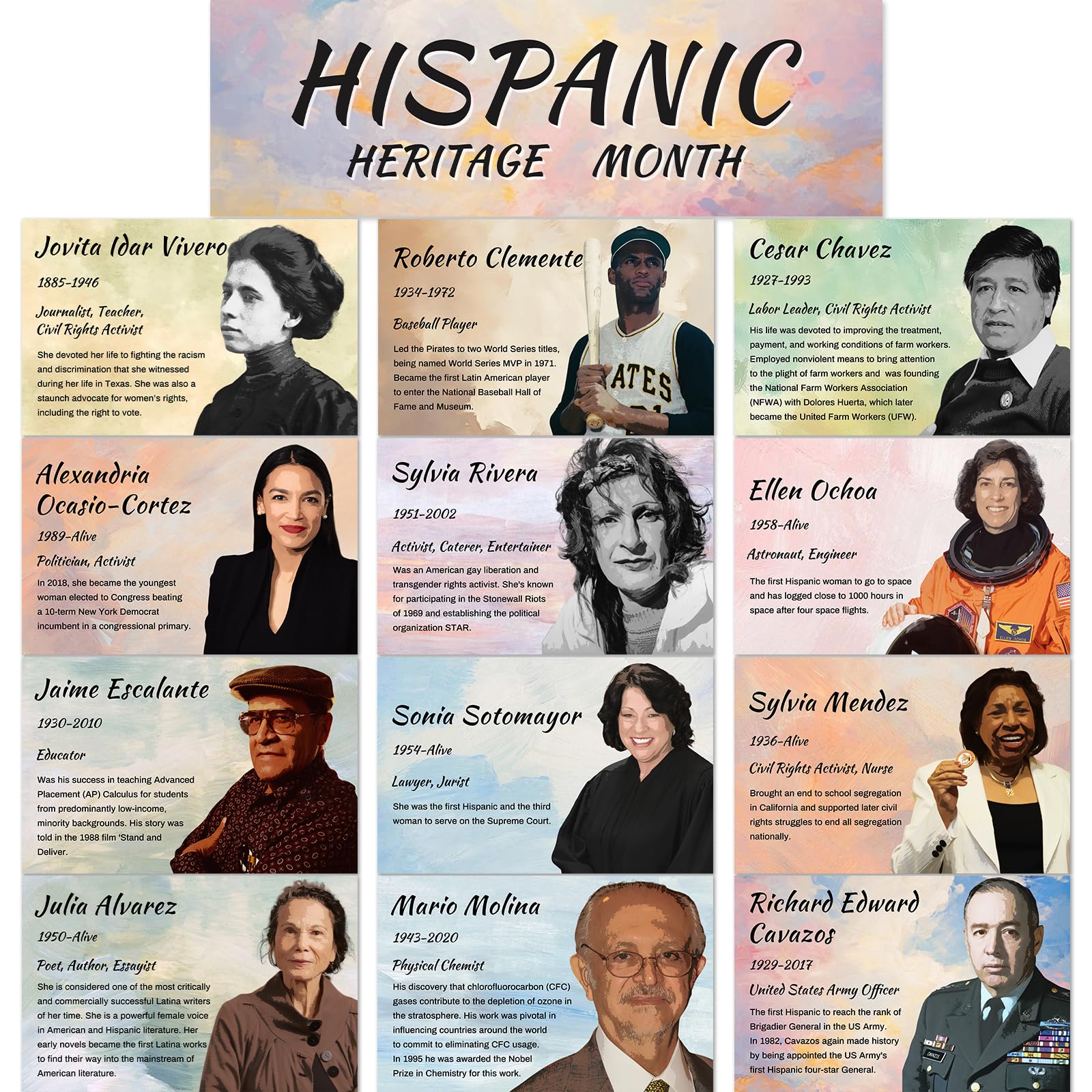 Hispanic People In History Celebrating Hispanic Heritage Month In The