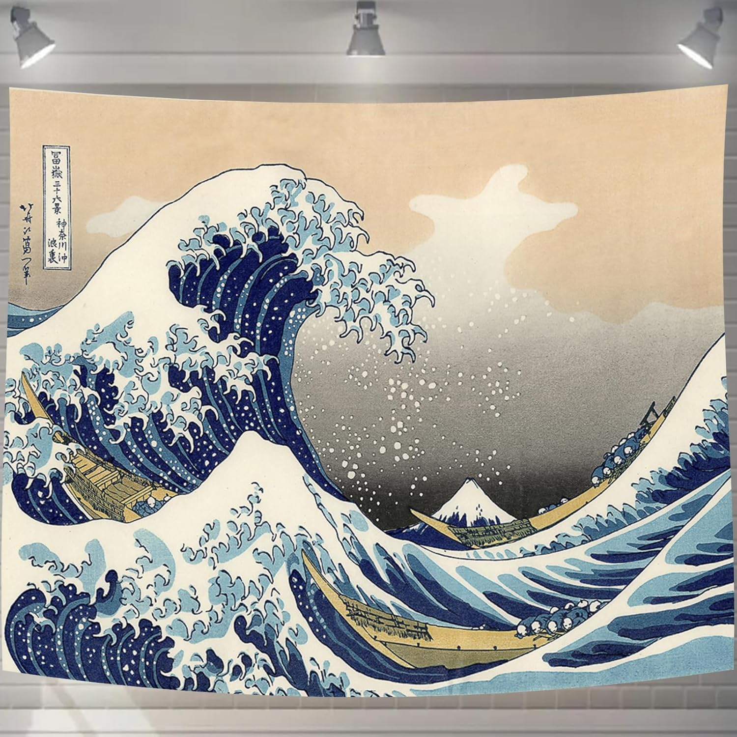 Amazon.co.jp: U-SITU タペストリー 日本の絶景 海 和風 オシャレ 背景 多機能 布ポスター 壁掛け 壁飾り インテリア 雰囲気転換(サイズ:幅100×丈75cm ...