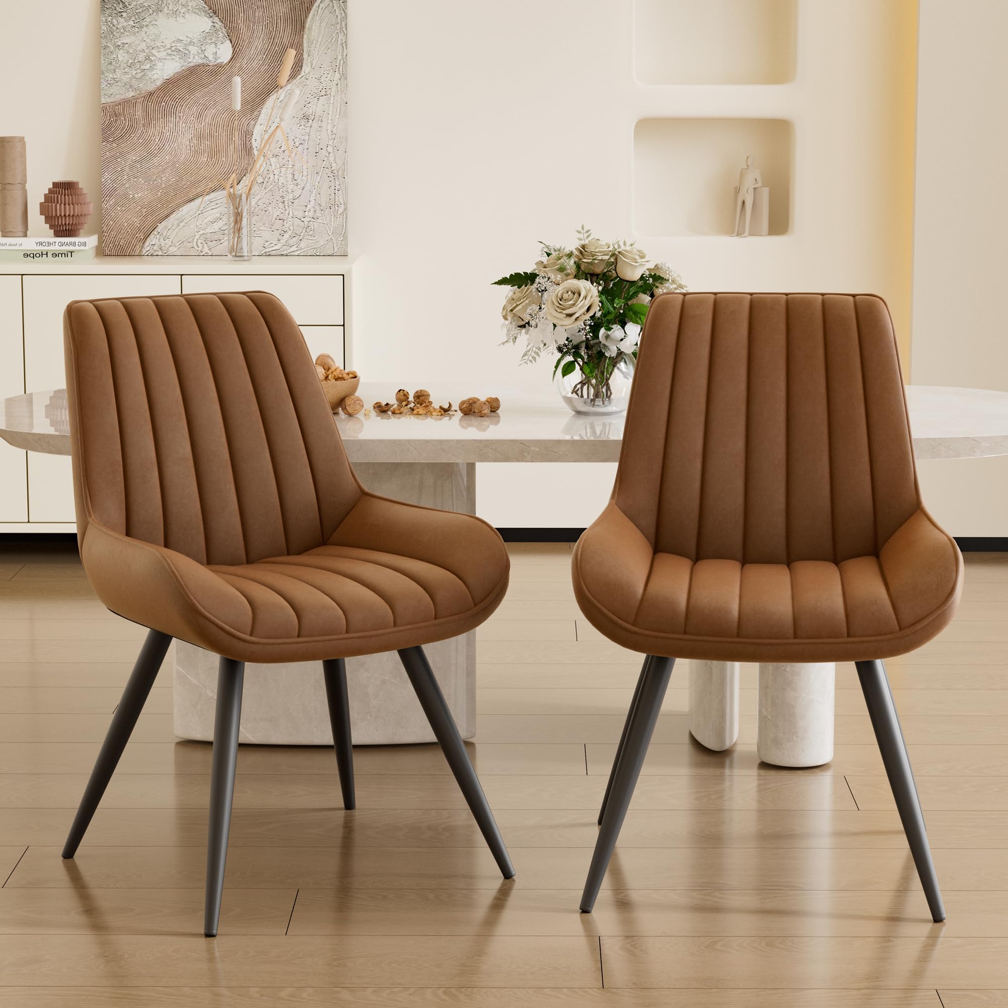 Amazon.com - Daluvenix Dining Chairs Set of 2, Mid Century Modern ...