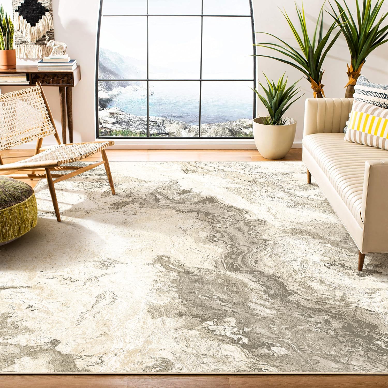 BEIMO Rugs for Living Room Machine Washable Bedroom Area Rug Soft Large ...