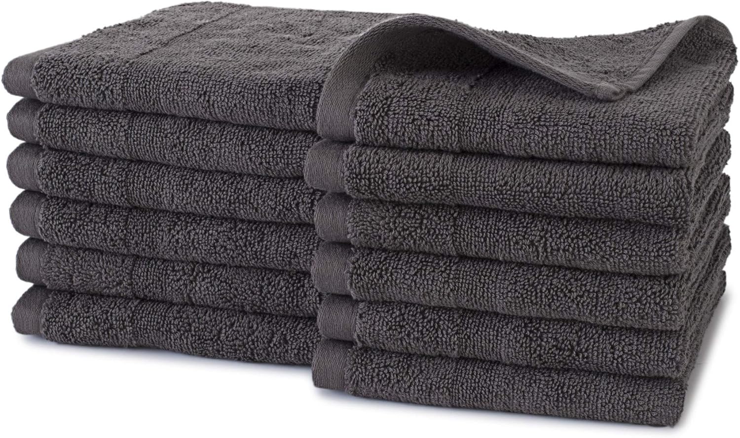 Amazon.com: Martex Purity Set, Wash Cloth 12 Pack, Dark Grey ...