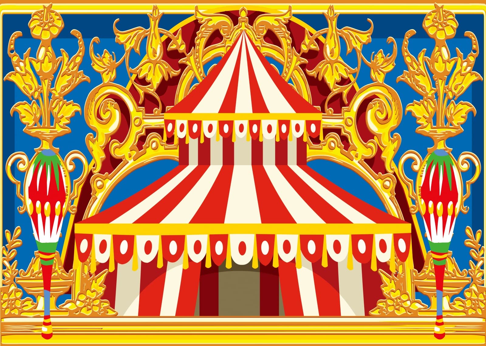 Vintage Carnival Backdrop