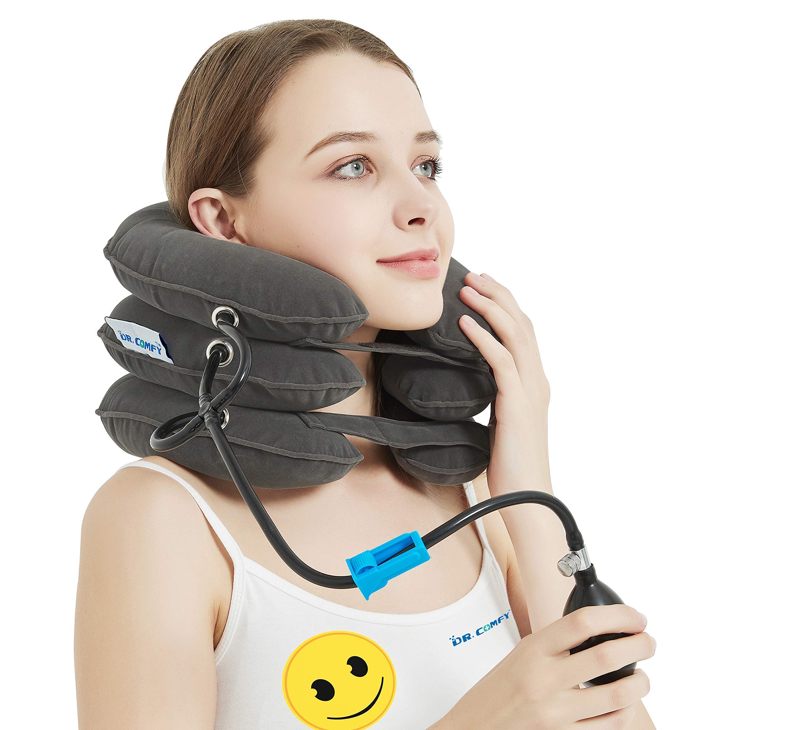 Buy Cervical Neck Traction Device Collar Pillow Dr Comfy Adustable Buy Cervical Neck Traction Device Collar Pillow Dr Comfy Adustable
