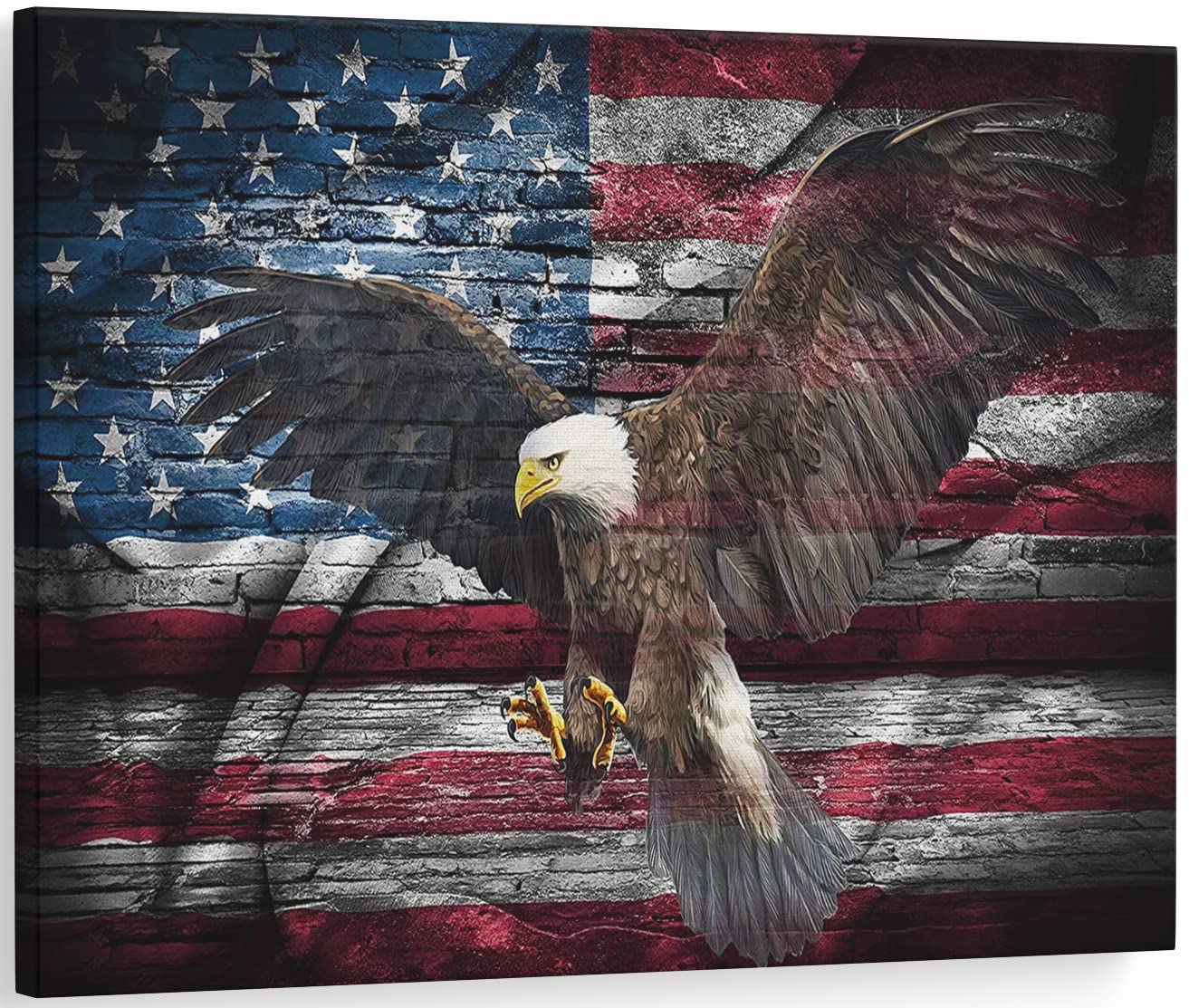 American Eagle Pictures Wall Decor Patriotic Wall Art Canvas Prints ...
