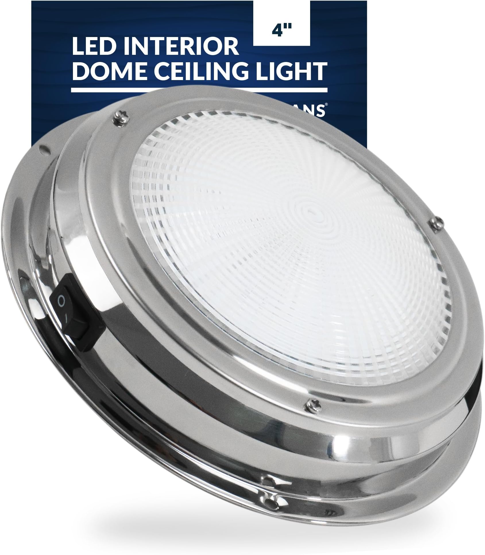 Marine Led Cabin Lights LED Dome Lights + Switch - 12 Volt LED Lights ...