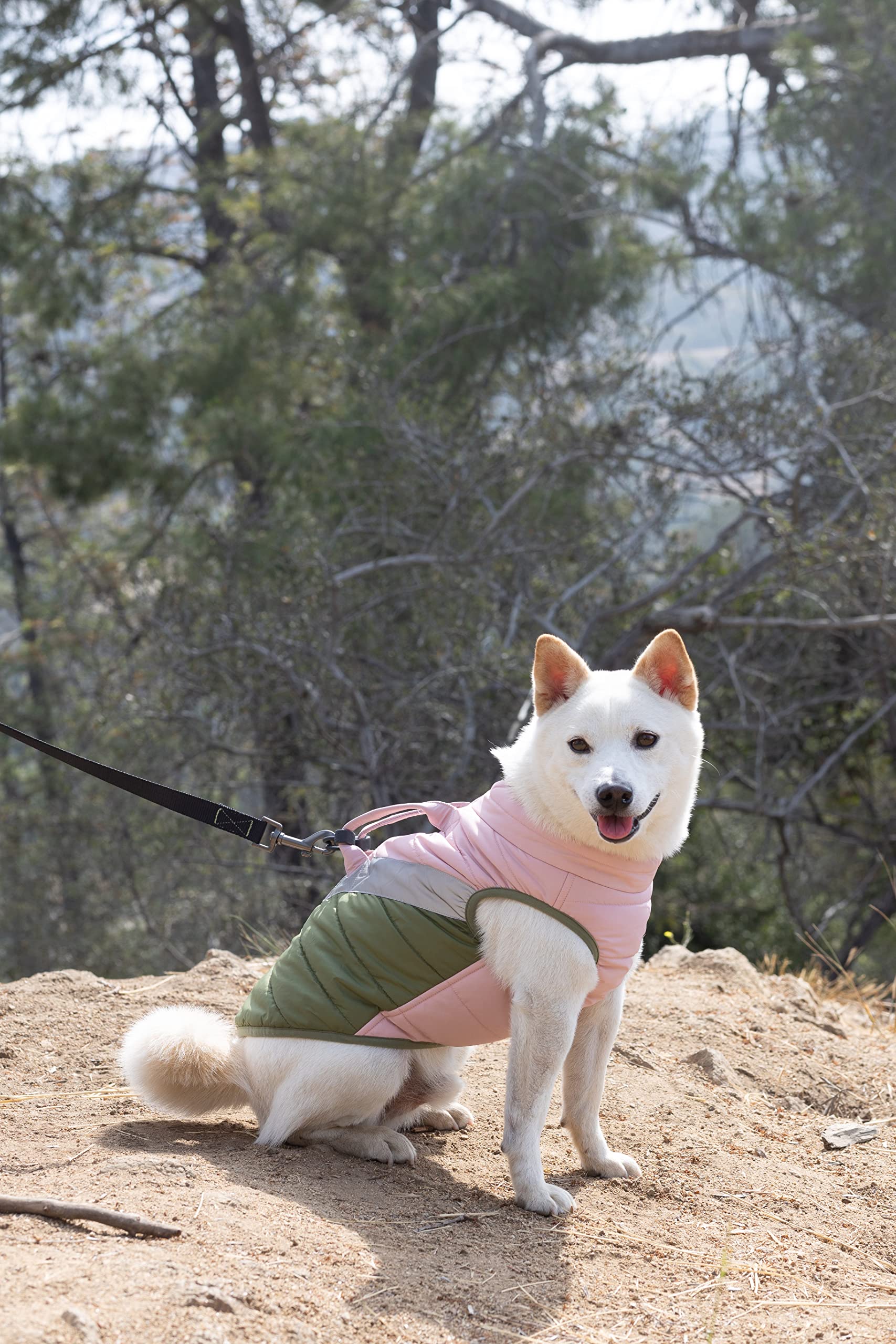 Snapklik.com : Gooby Mountaineer Dog Jacket - Peach, X-Small - Warm Zip ...
