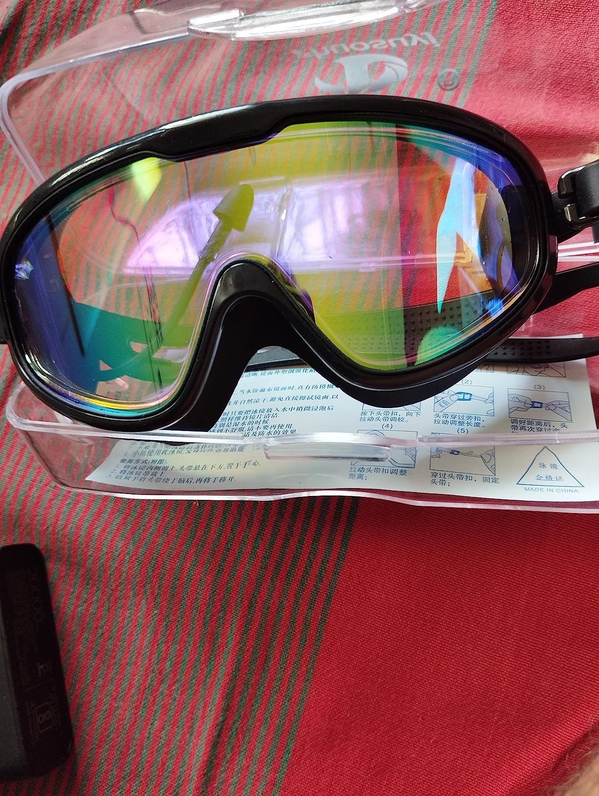 Buy Sisliya UV Waterproof Anti Fog Swimwear Eyewear Swim Diving Water ...