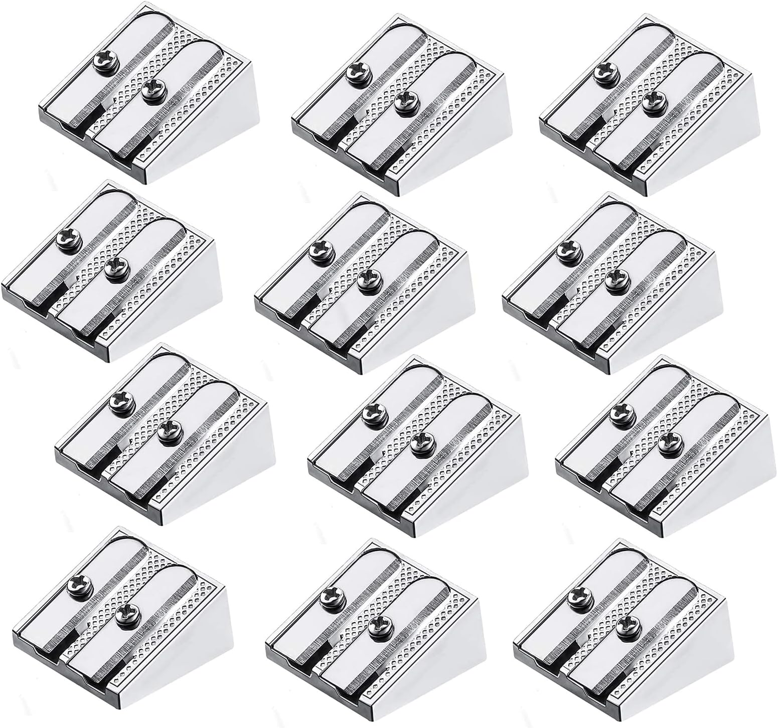 cobee Bleistiftspitzer 10 Stück Einloch-Aluminiumlegierung ...