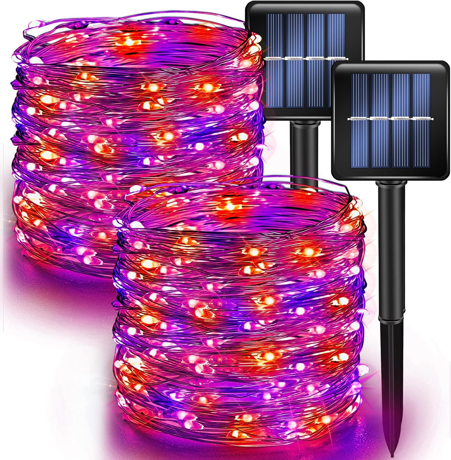 LIGHTOP Halloween Solar Fairy Lights Outdoor Waterproof Copper Wire ...