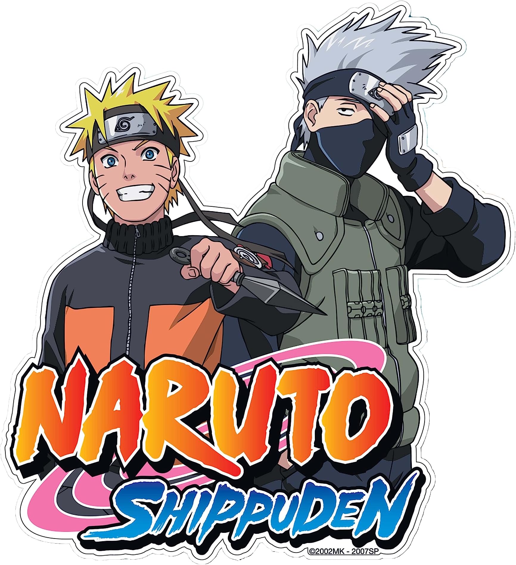 Amazon.com: Ata-Boy Naruto and Kakashi 4" Full Color Sticker