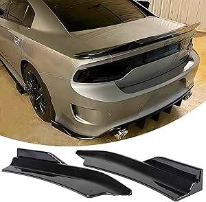 Amazon.com: NEESPOC Rear Bumper Spoiler Diffuser Splitter Protector Fit ...