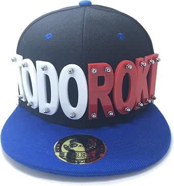 Amazon.com: TODOROKI HAT in Black with Blue Brim : Clothing, Shoes ...