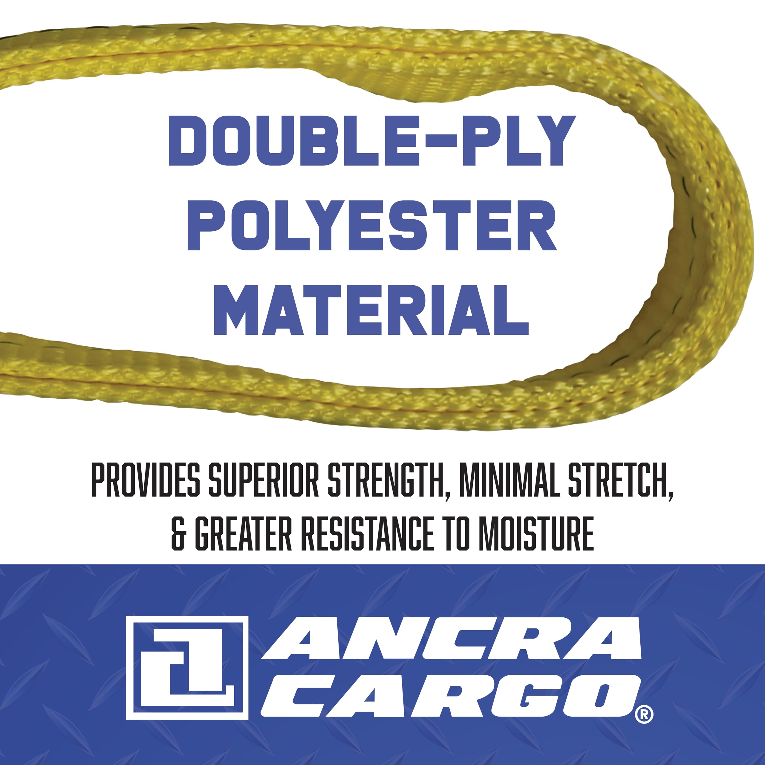 Snapklik.com : Ancra Cargo, 2" X 4 Double Ply, Reinforced Tapered Loop ...